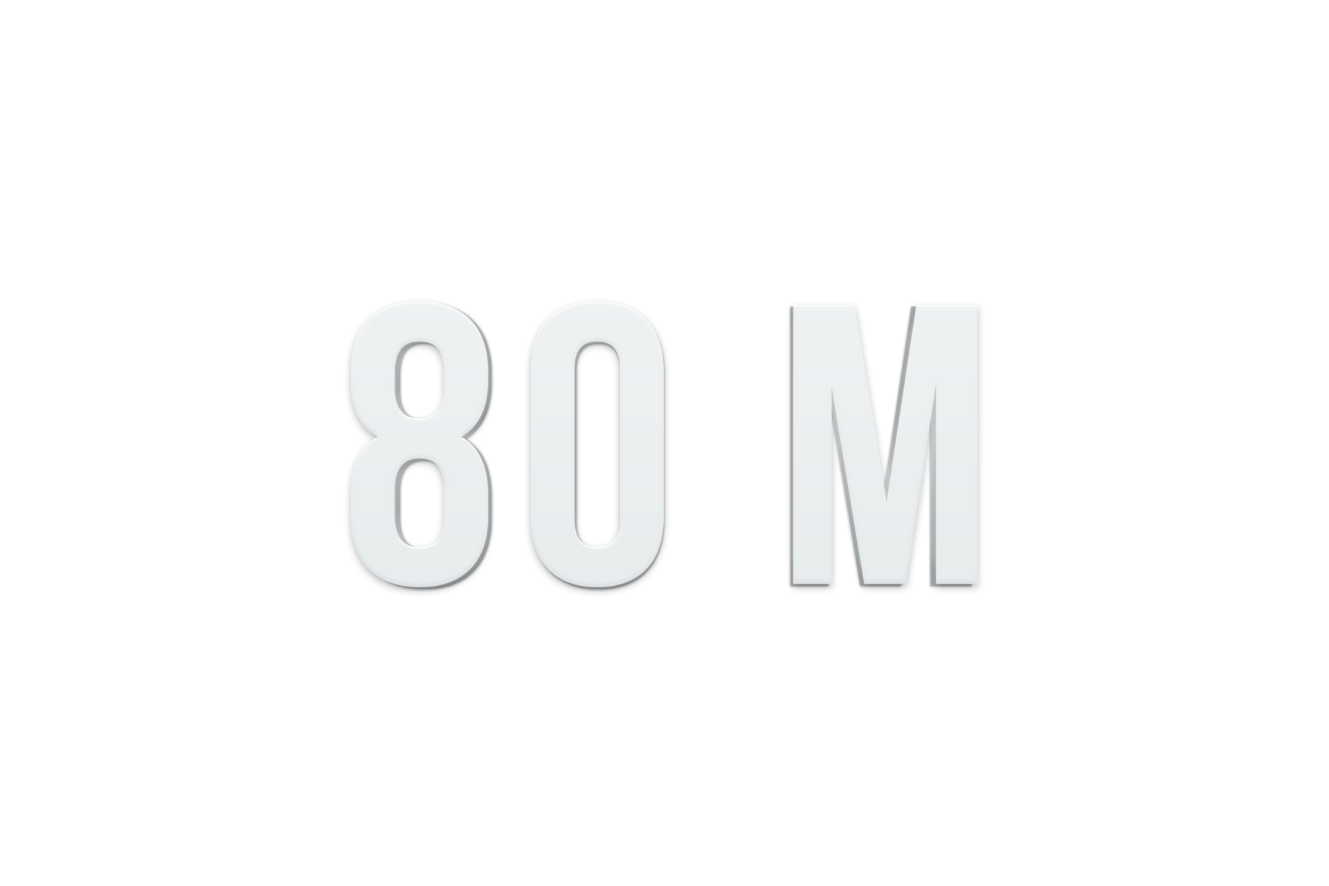 80 Million Subscribers Celebration Greeting Number With Minimal Design 80-million-subscribers-celebration-greeting-number-with-minimal-design