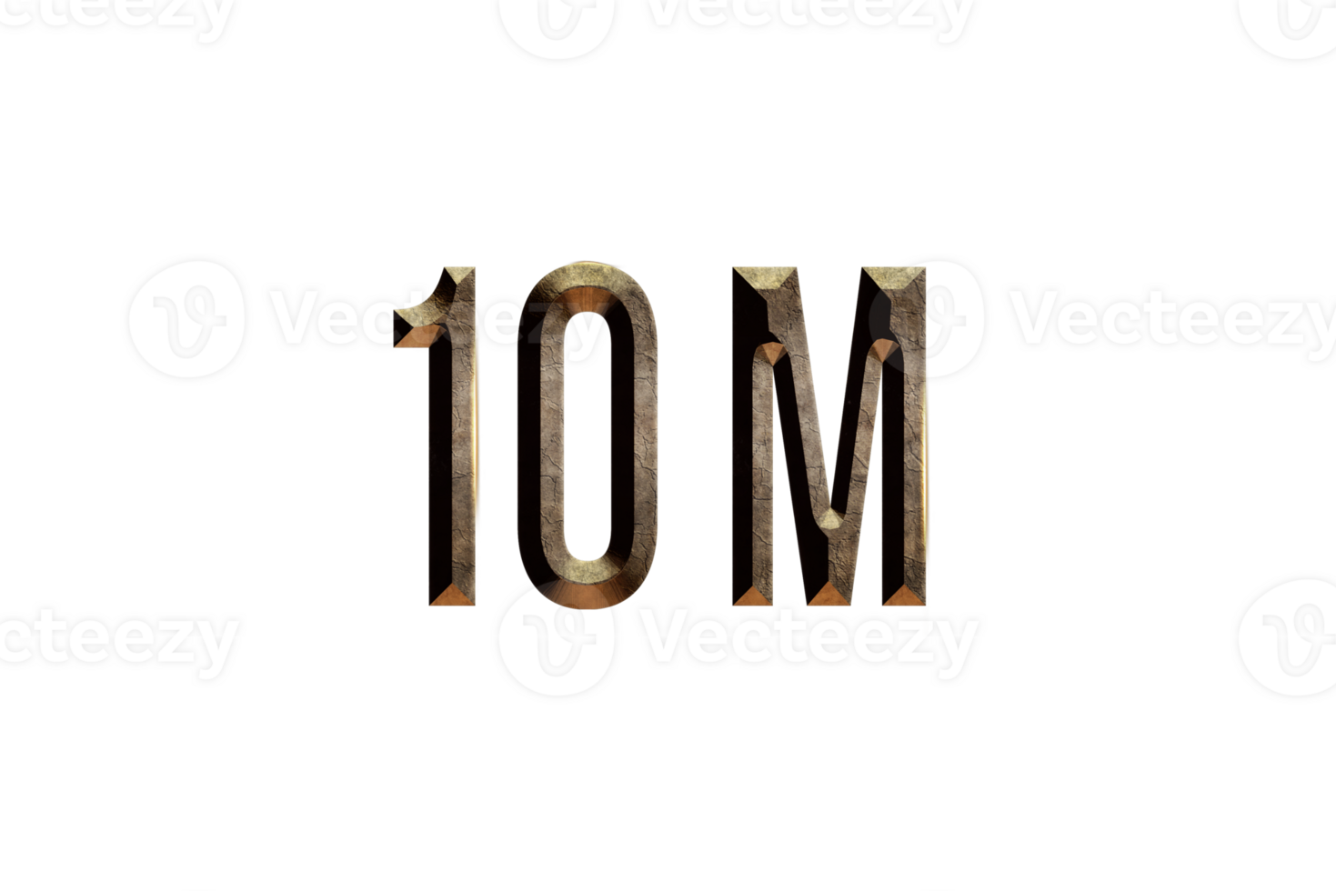 10 million subscribers celebration greeting Number with historical design 23672697 PNG