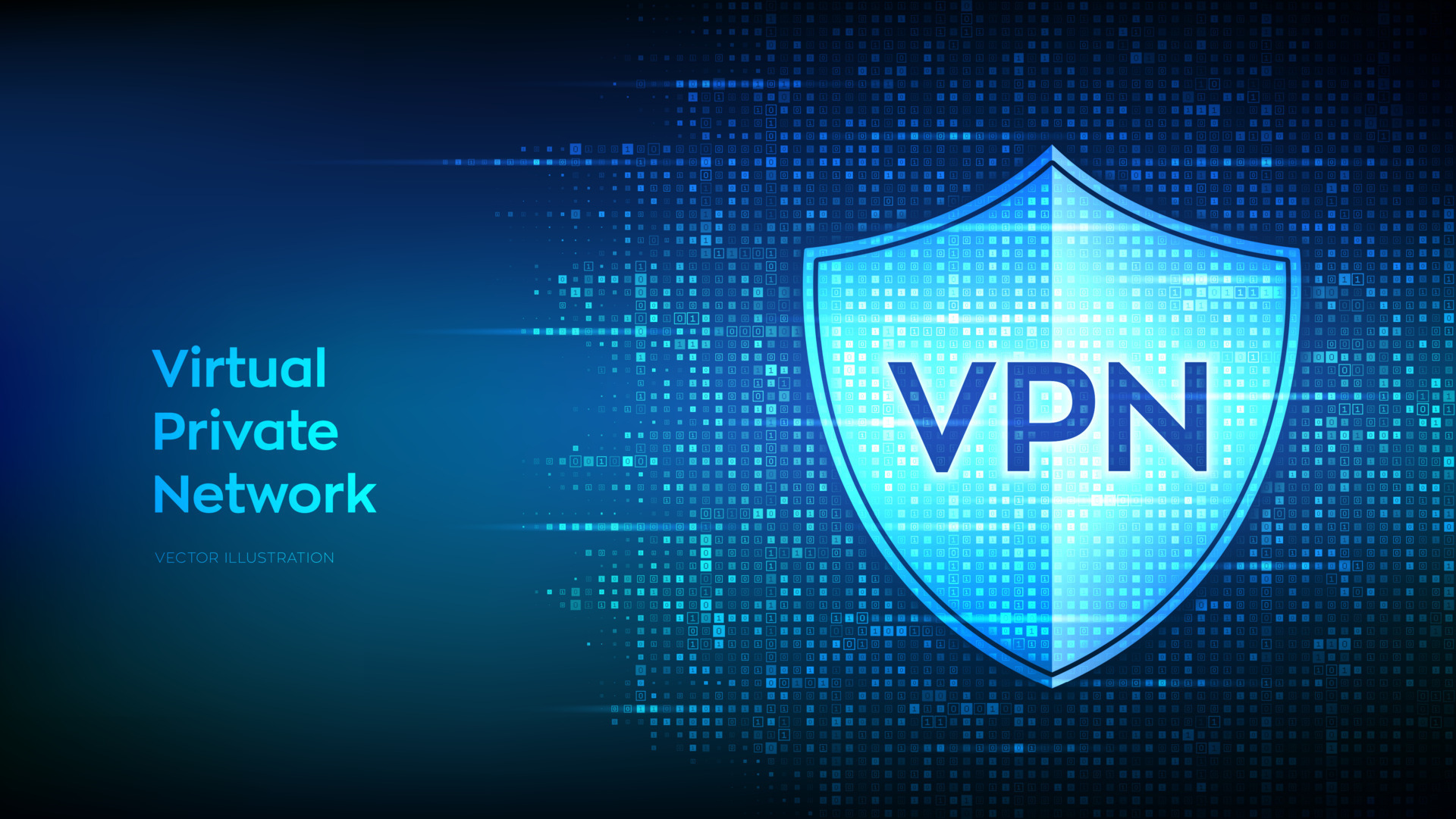 VPN. Virtual private network icon made with binary code. Data ... VPN. Virtual private network icon made with binary code. Data ...