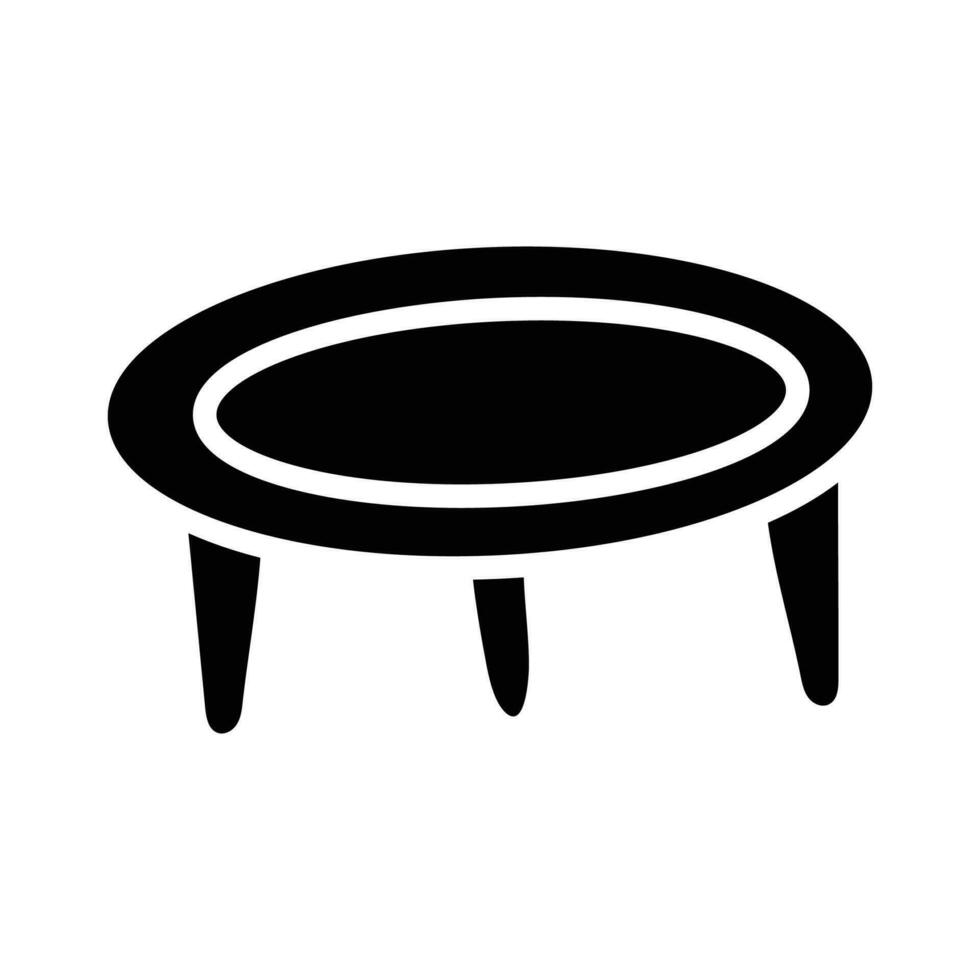 Jumping Vector Solid Icon Design Illustration Olympic Symbol On White Background Eps 10 File