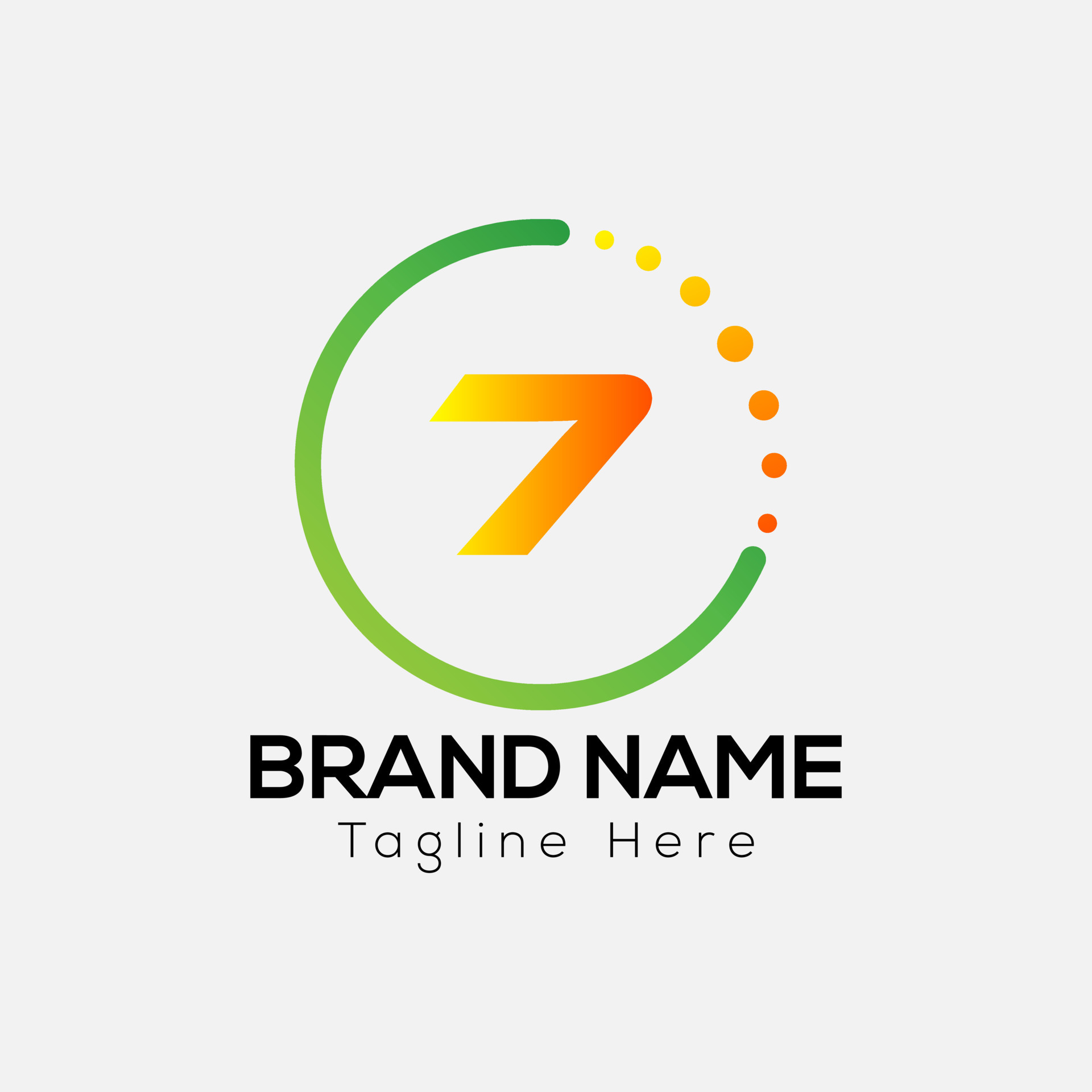 Abstract 7 letter modern initial logo design 23686673 Vector Art at Vecteezy