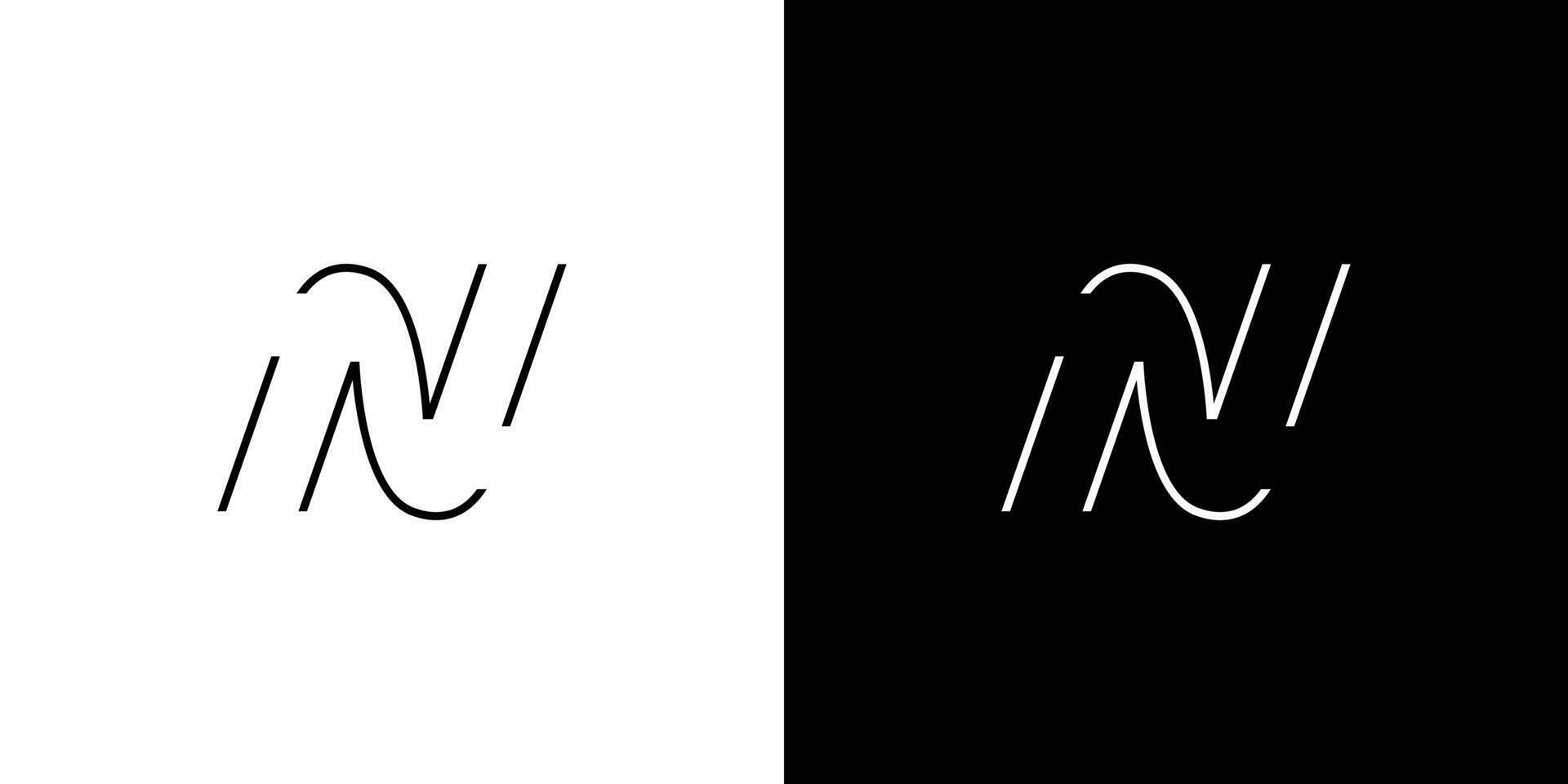 Modern and unique letter N initials logo design 23687420 Vector Art at Vecteezy