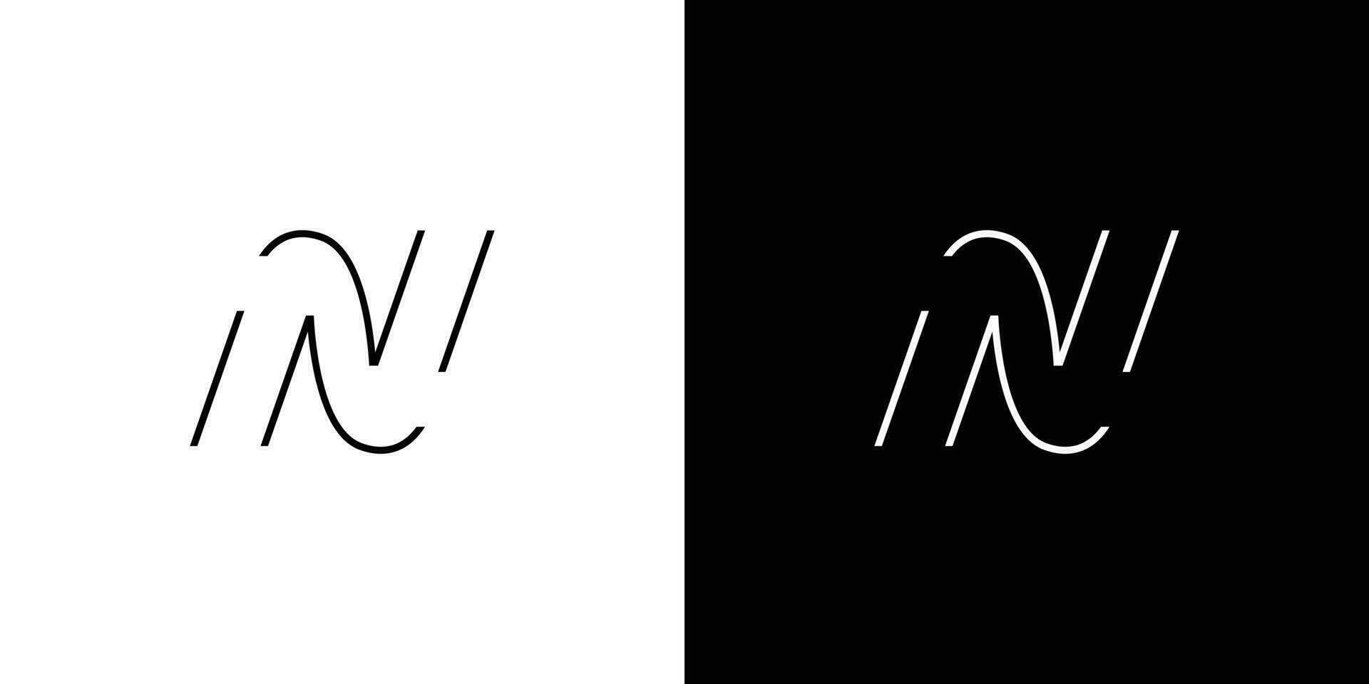 Modern and unique letter N initials logo design 23687420 Vector Art at Vecteezy