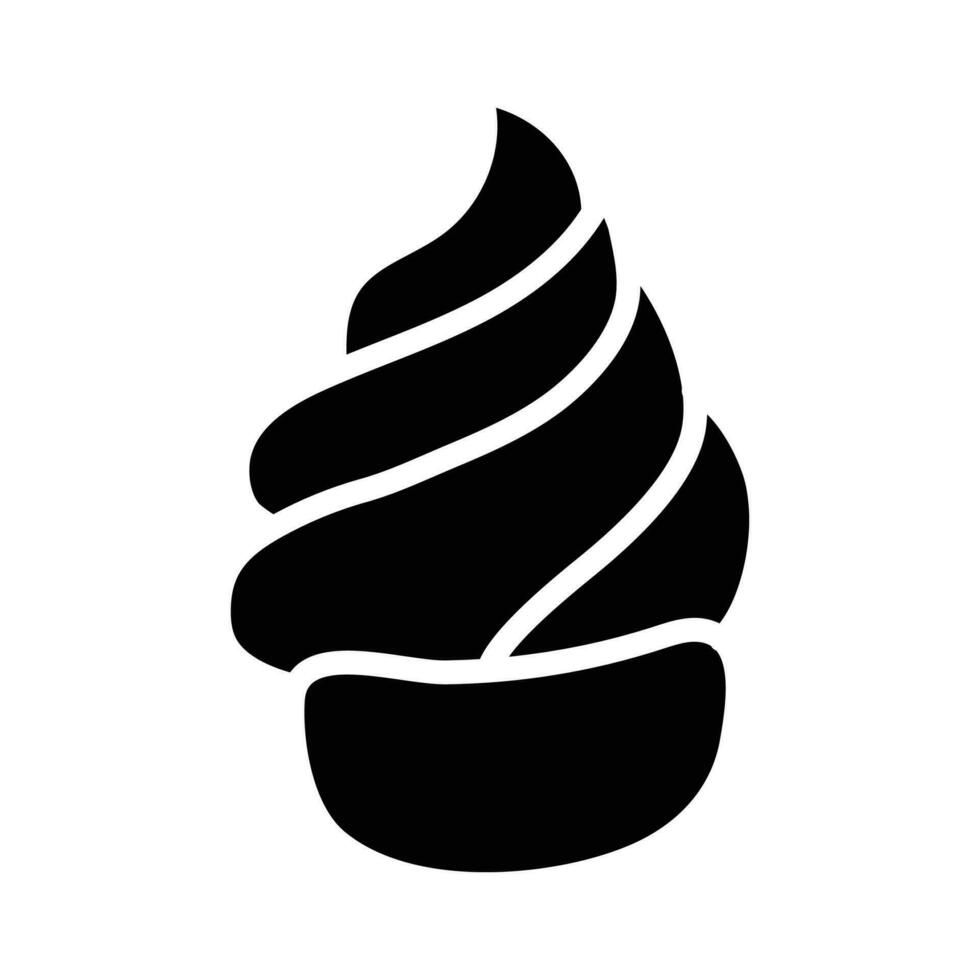 Cup Cake Vector Solid Icon Design Illustration Party And Celebrate