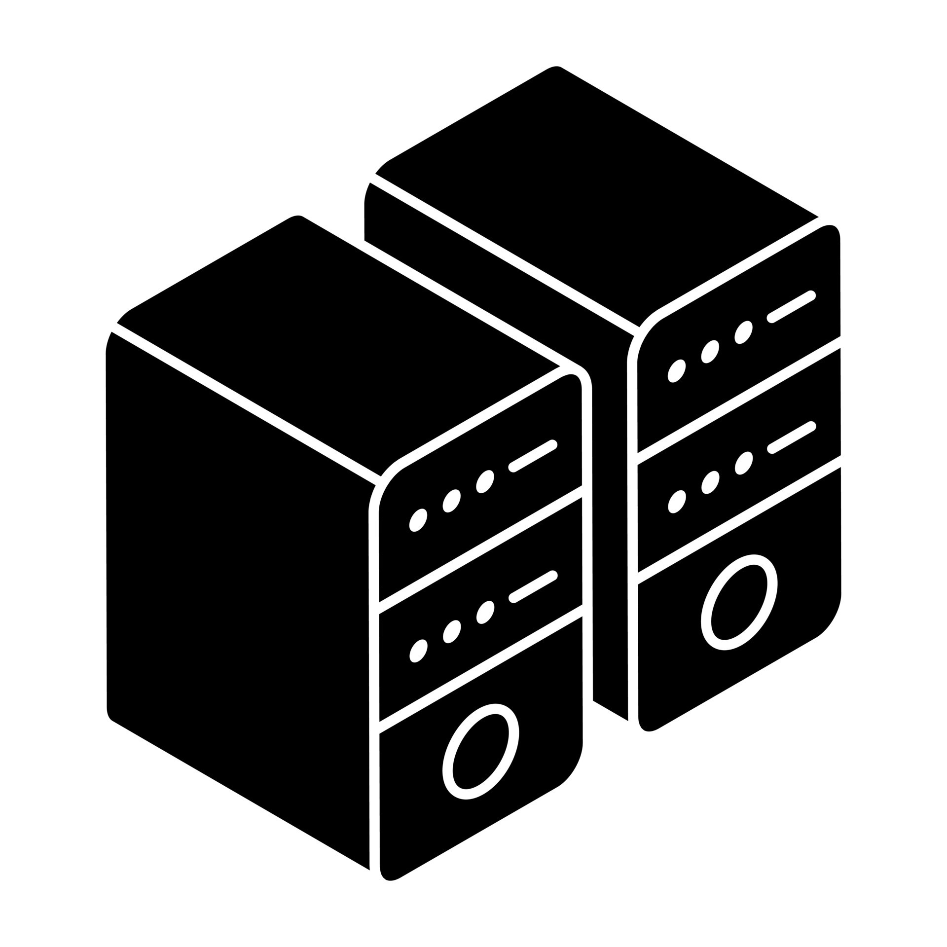 An Icon Design Of Server Racks 23690864 Vector Art At Vecteezy