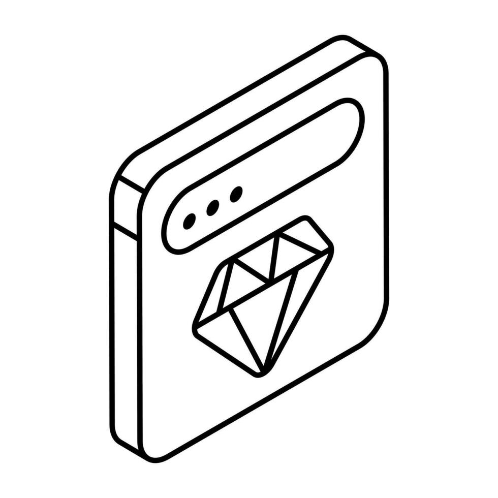 Trendy design icon of premium website 23691501 Vector Art at Vecteezy