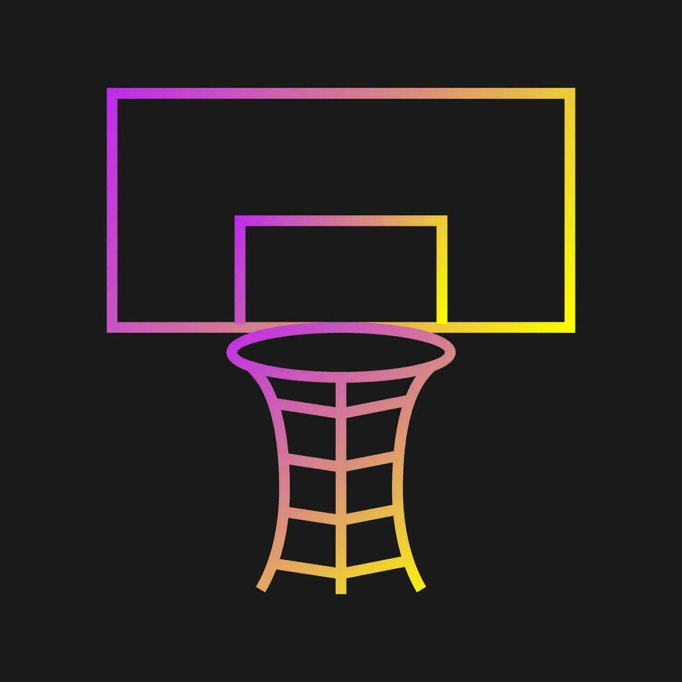 Basketball Hoop Vector Icon 23694074 Vector Art at Vecteezy