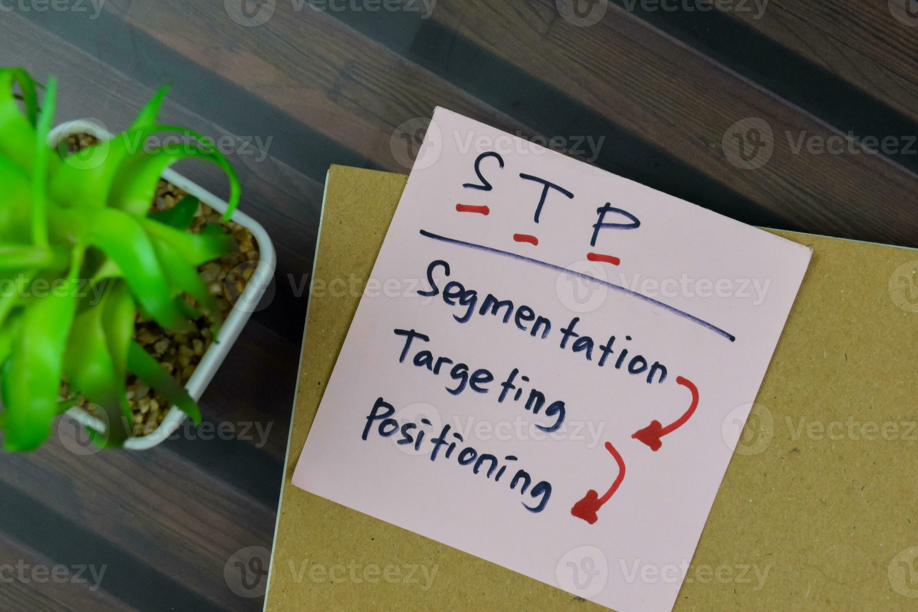 Concept Of Stp Segmentation Targeting Positioning Write On Sticky