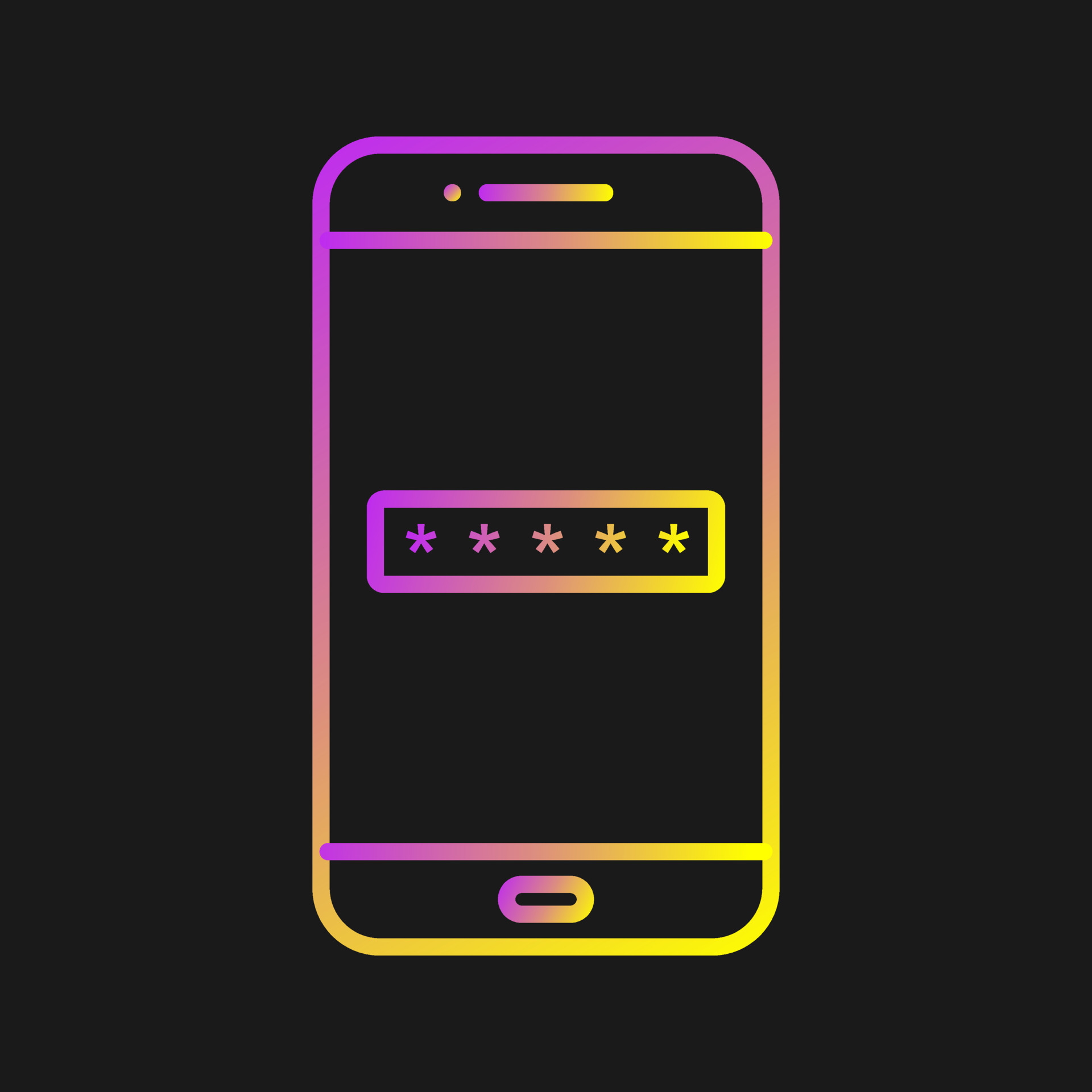 Passcode Vector Icon 23695546 Vector Art at Vecteezy