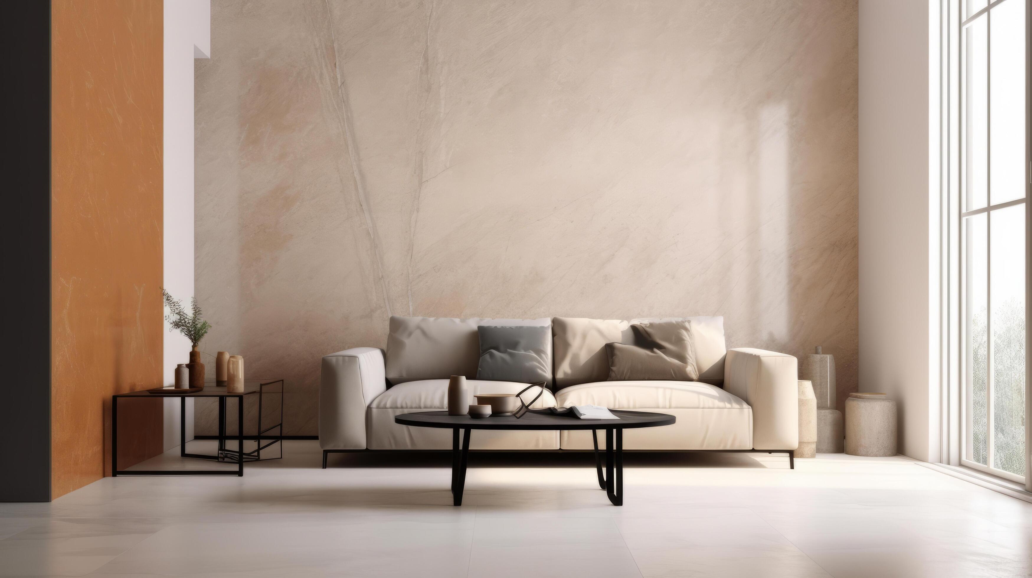 Modern minimalist interior. Illustration 23698822 Stock Photo at Vecteezy