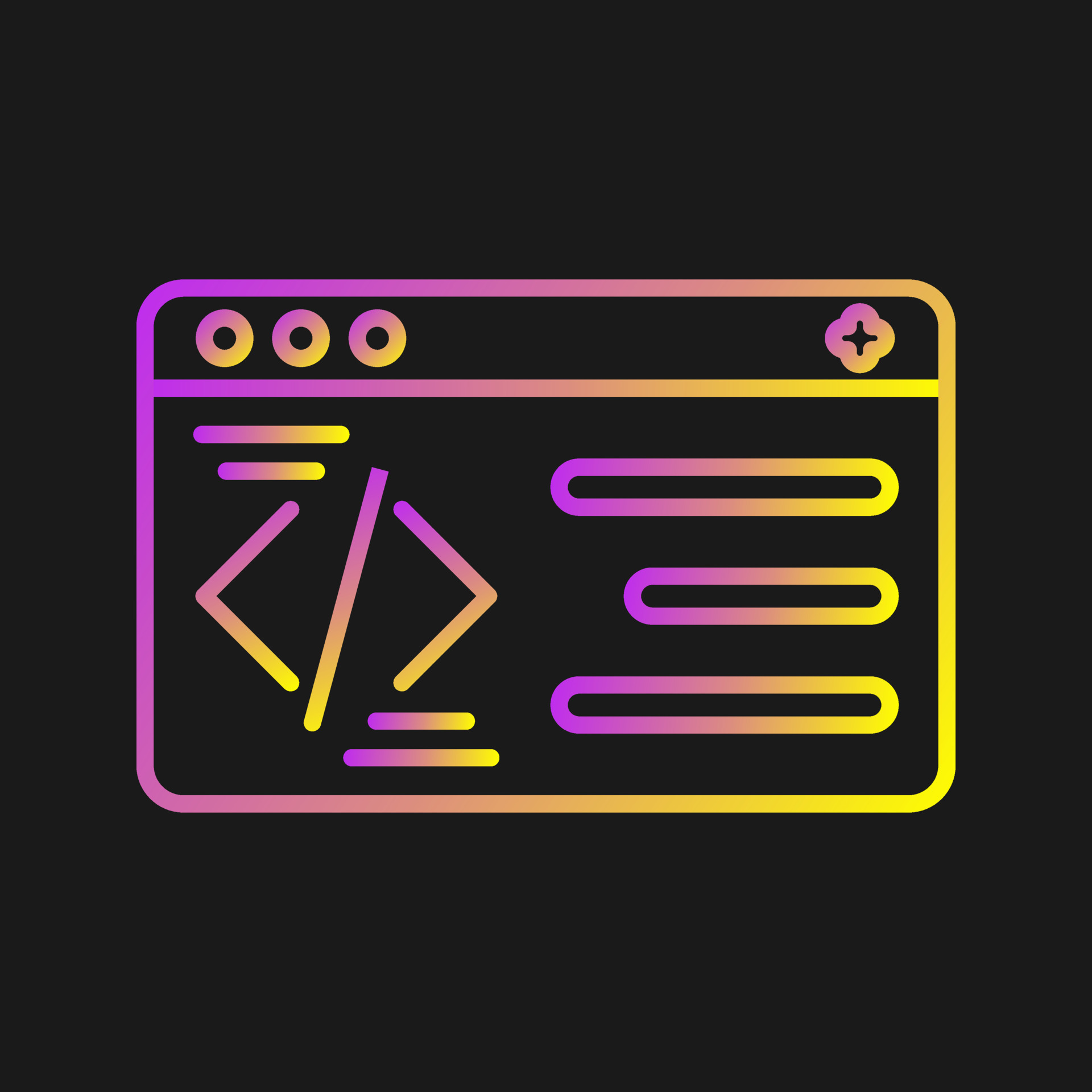 icono de vector de programación 23699940 Vector en Vecteezy