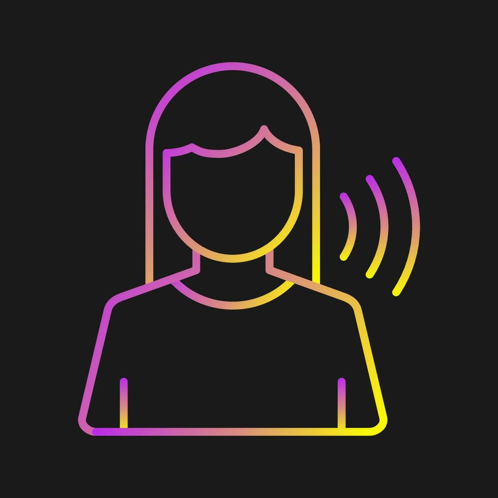 Speak Vector Icon 23700424 Vector Art at Vecteezy