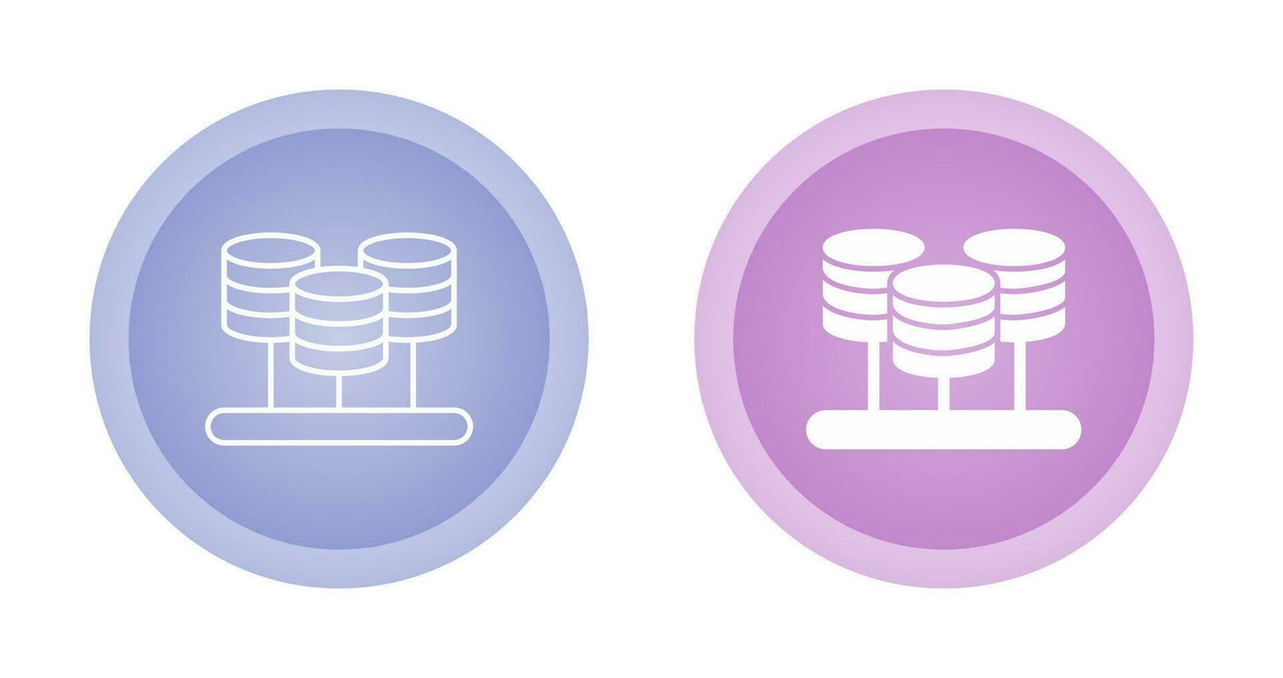 database Vector Icon Set 23702795 Vector Art at Vecteezy