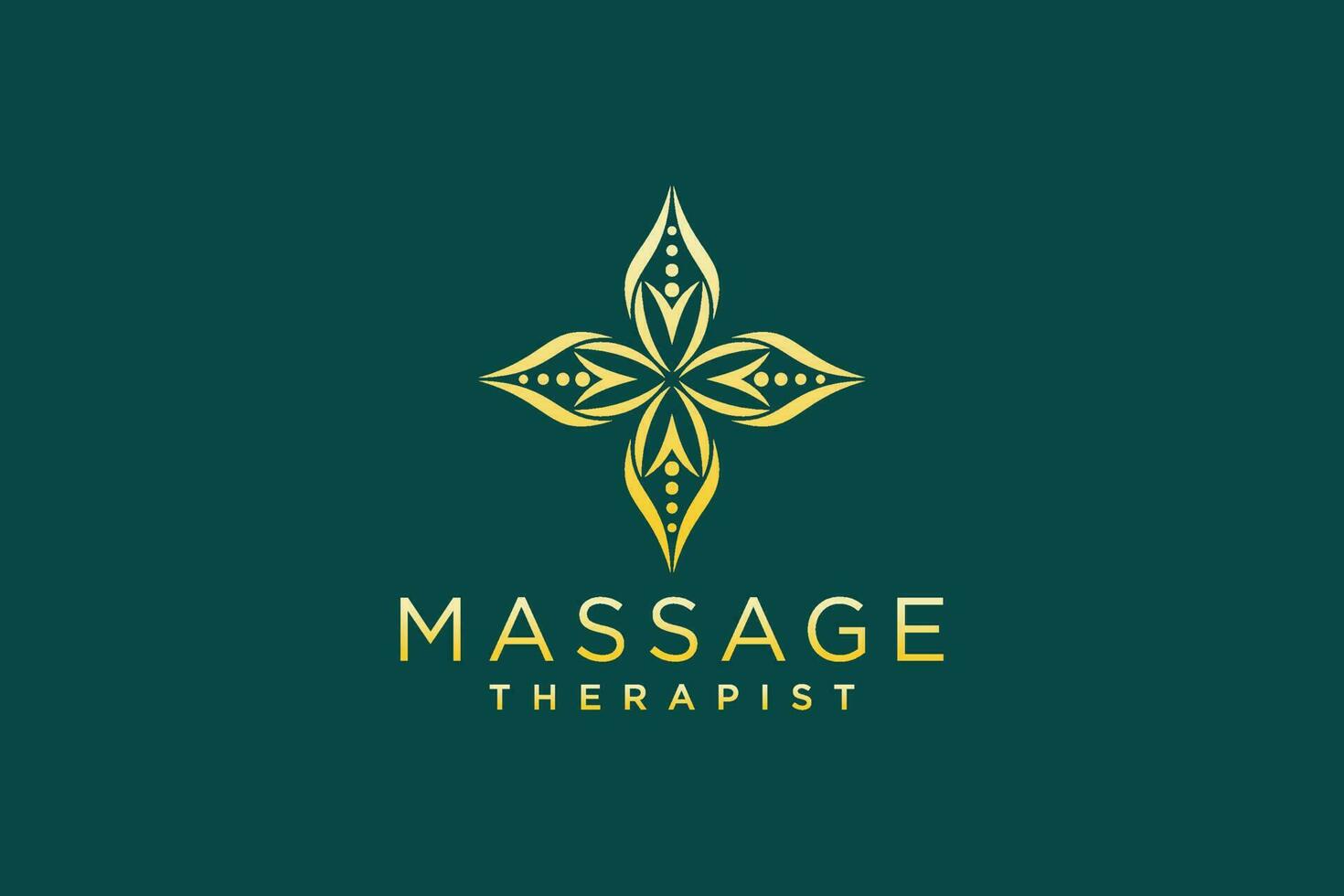Massage Logo Design Vector Illustration For Female Business 23705905 Vector Art At Vecteezy