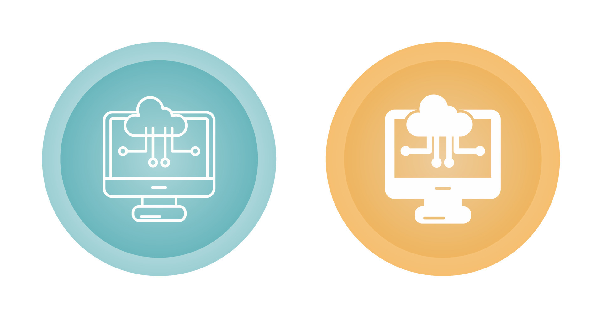 Computer Vector Icon Set 23706199 Vector Art at Vecteezy