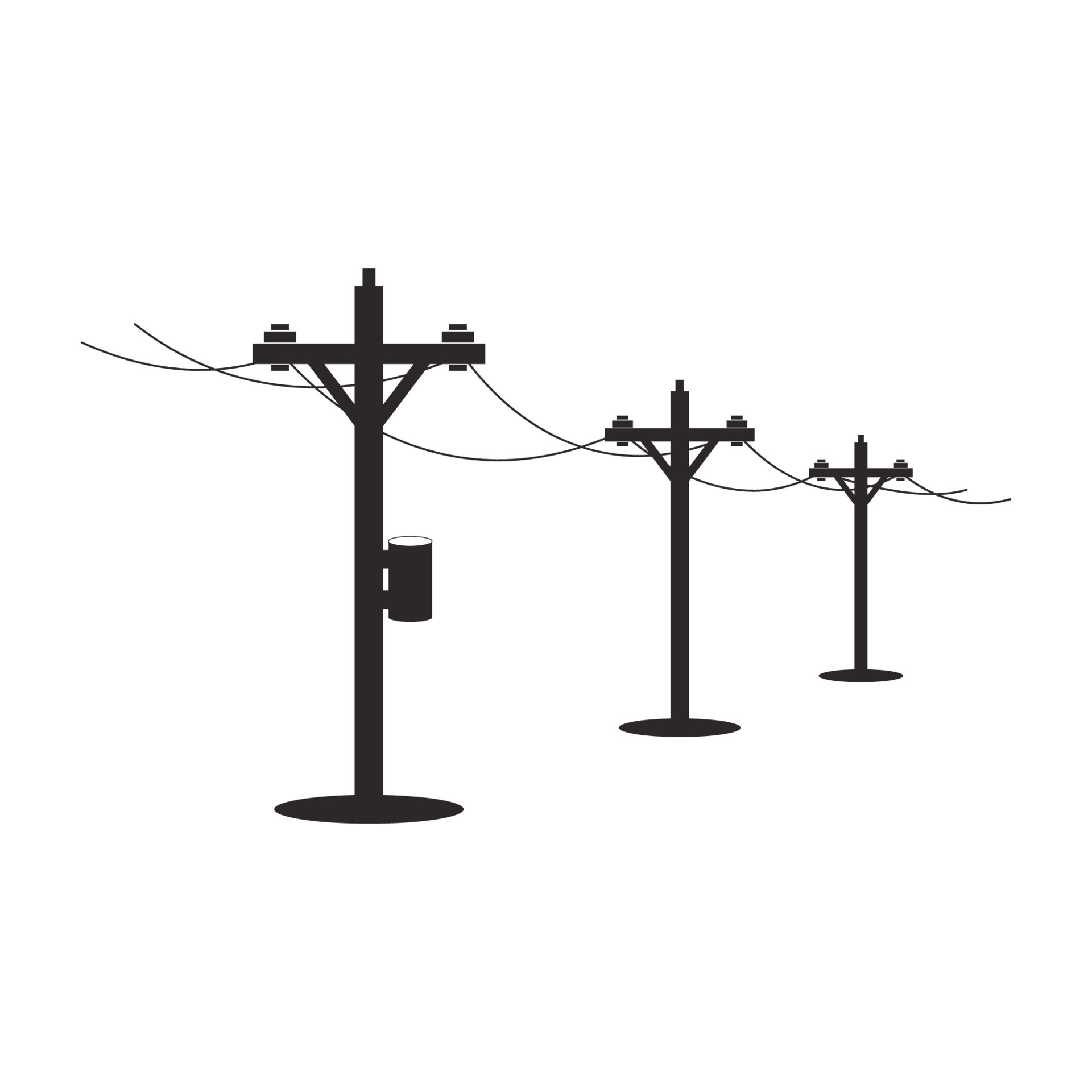 power pole logo vector 23708413 Vector Art at Vecteezy