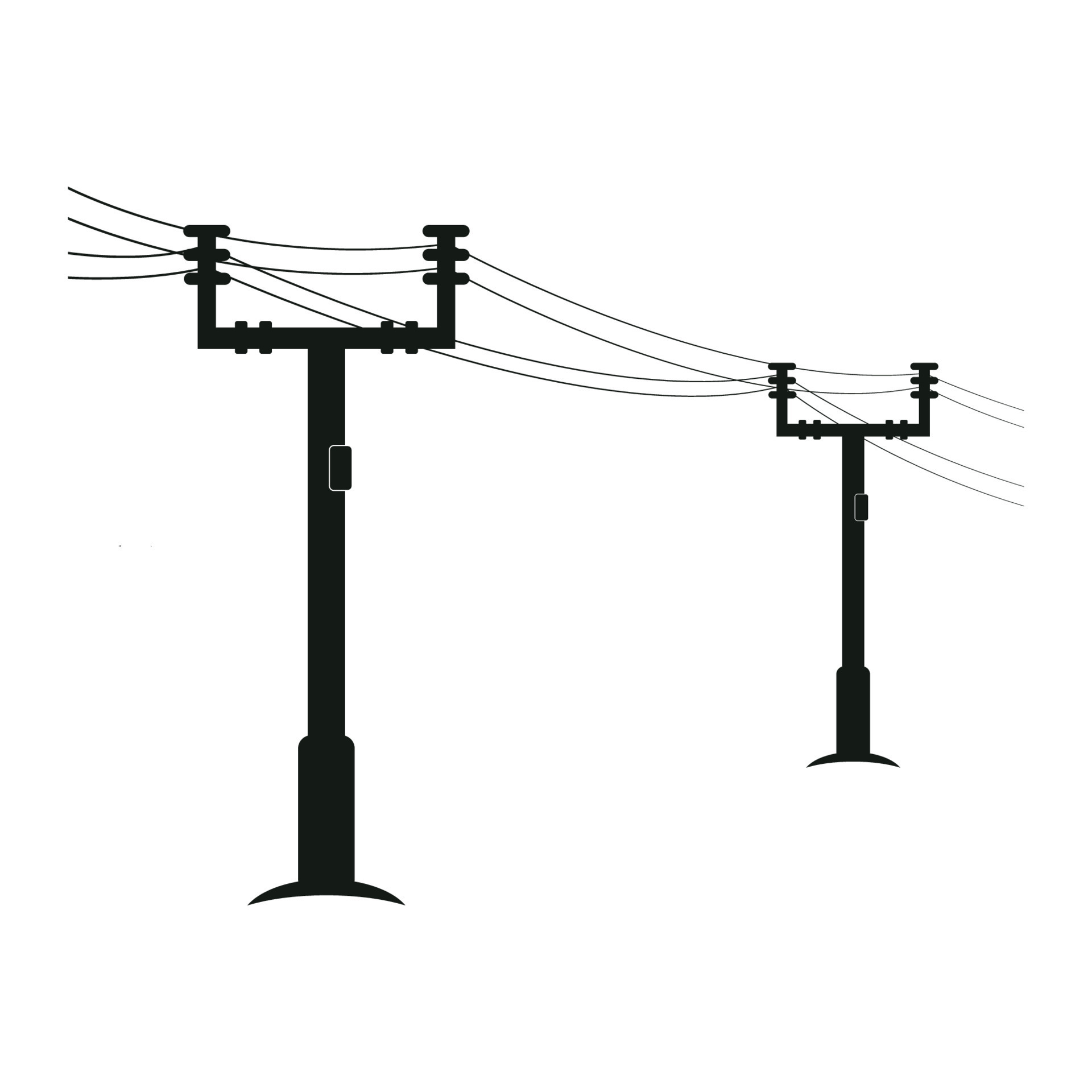power pole logo vector 23708421 Vector Art at Vecteezy