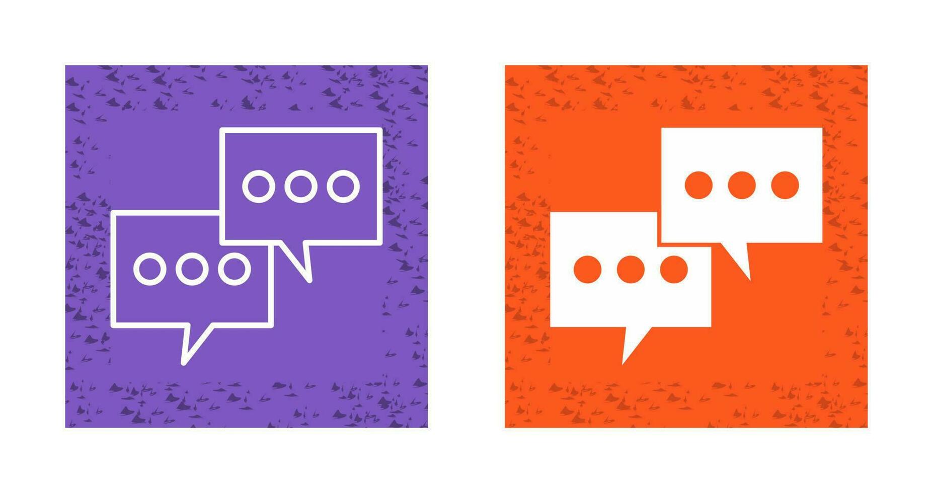 Double Message Bubble Vector Icon 23709496 Vector Art at Vecteezy