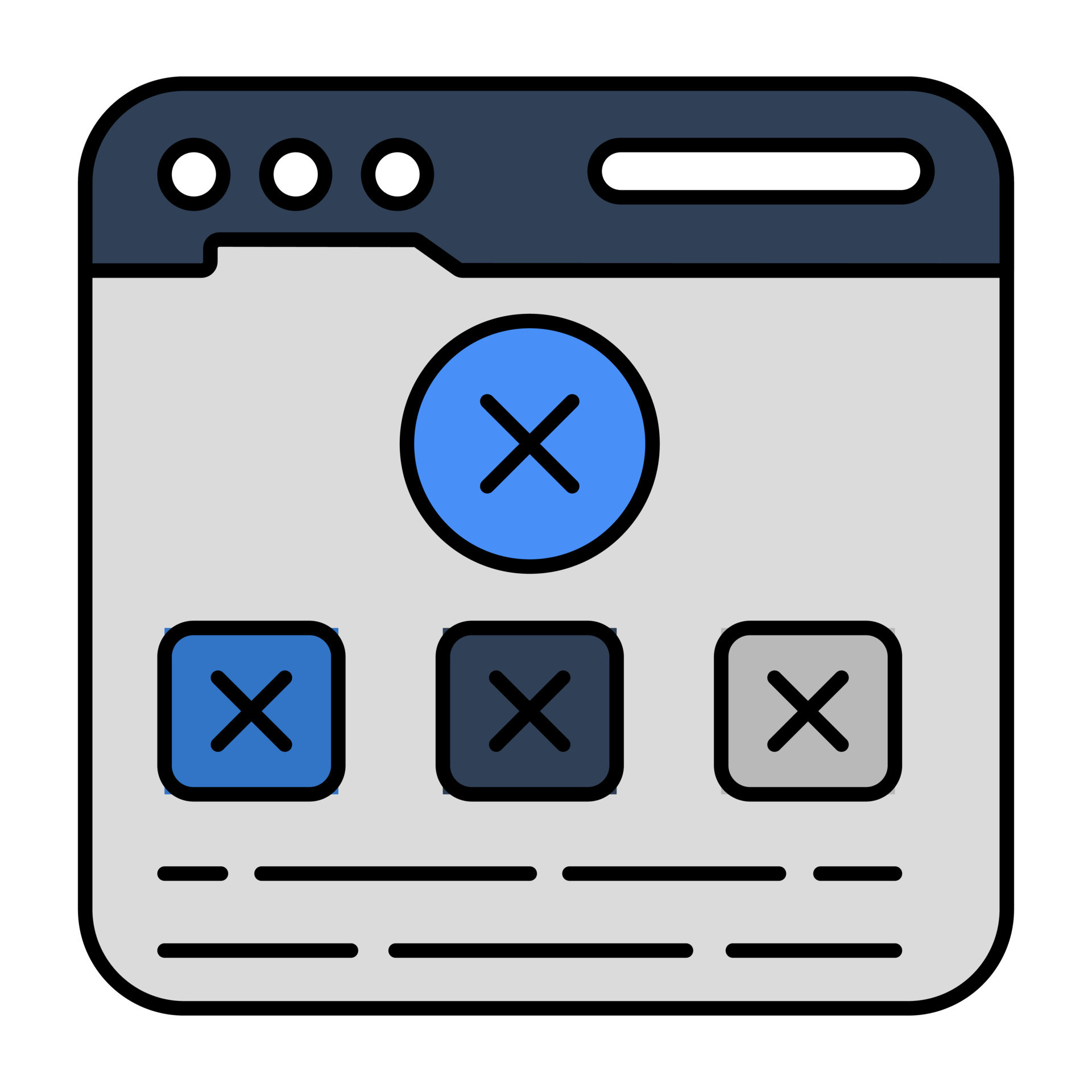 Editable design icon of block website 23709702 Vector Art at Vecteezy