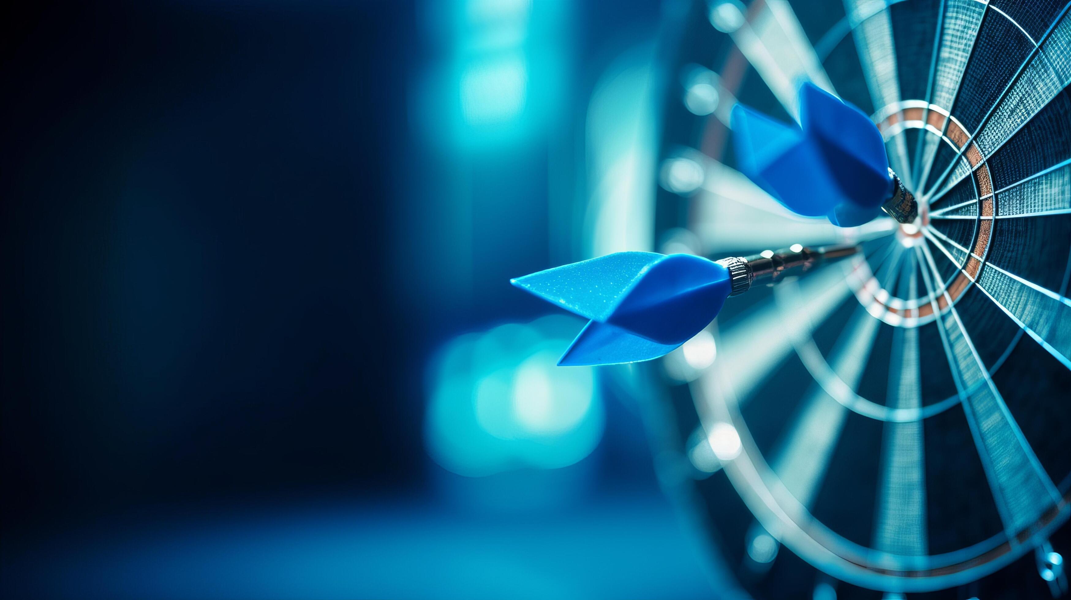 Blue darts background. Illustration 23712494 Stock Photo at Vecteezy