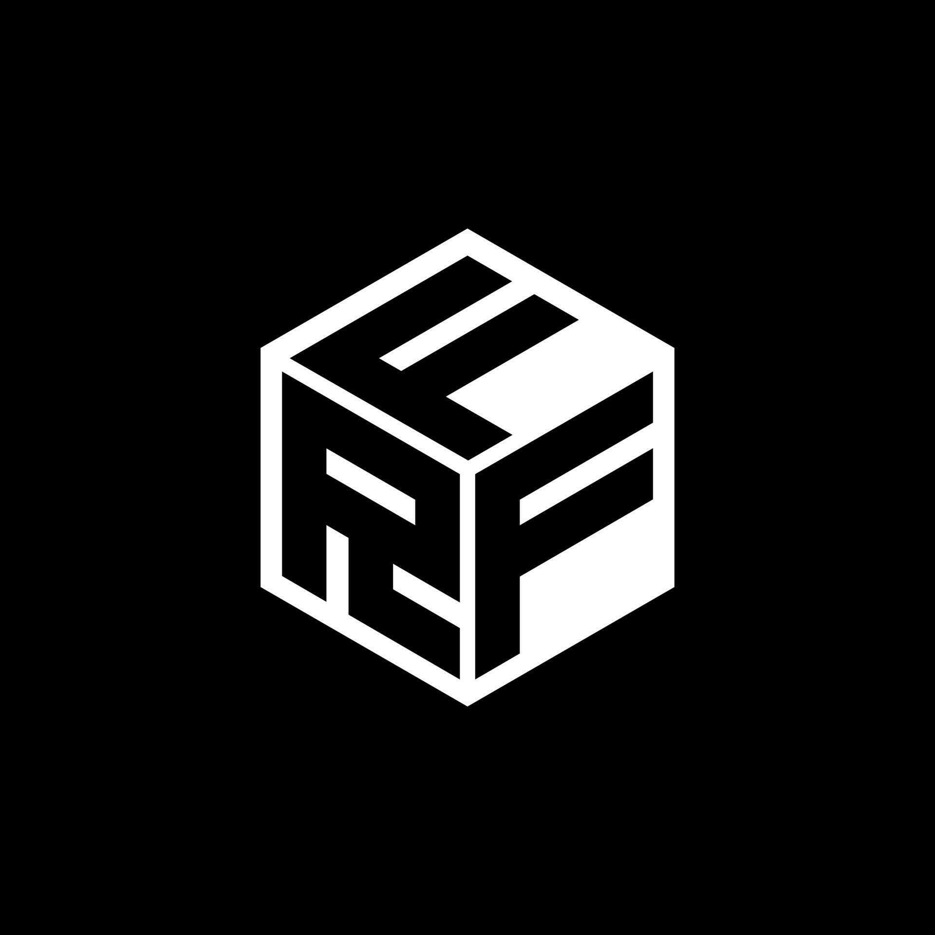 RFF letter logo design in illustration. Vector logo, calligraphy designs for logo, Poster ...