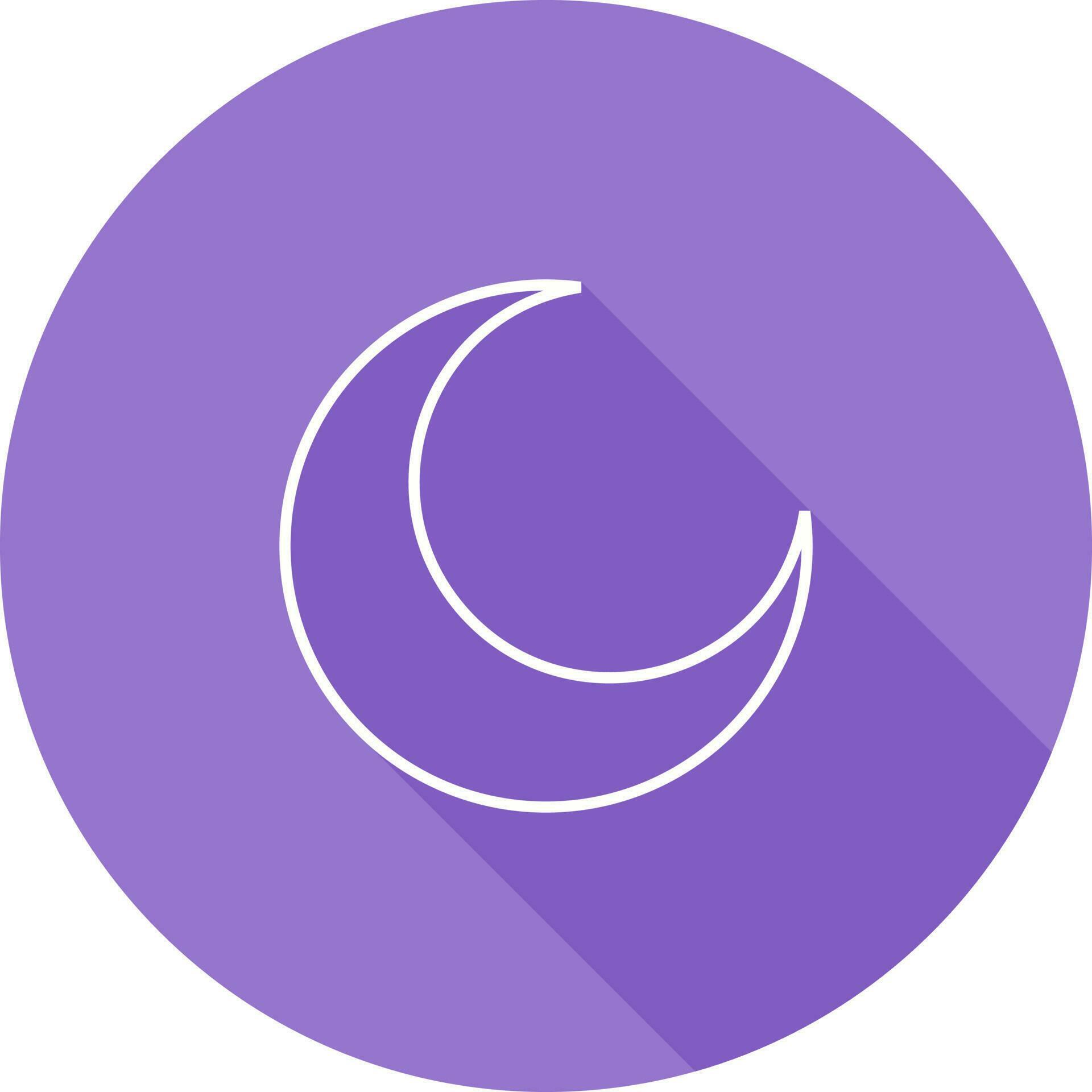 Half Moon Vector Icon 23717357 Vector Art At Vecteezy