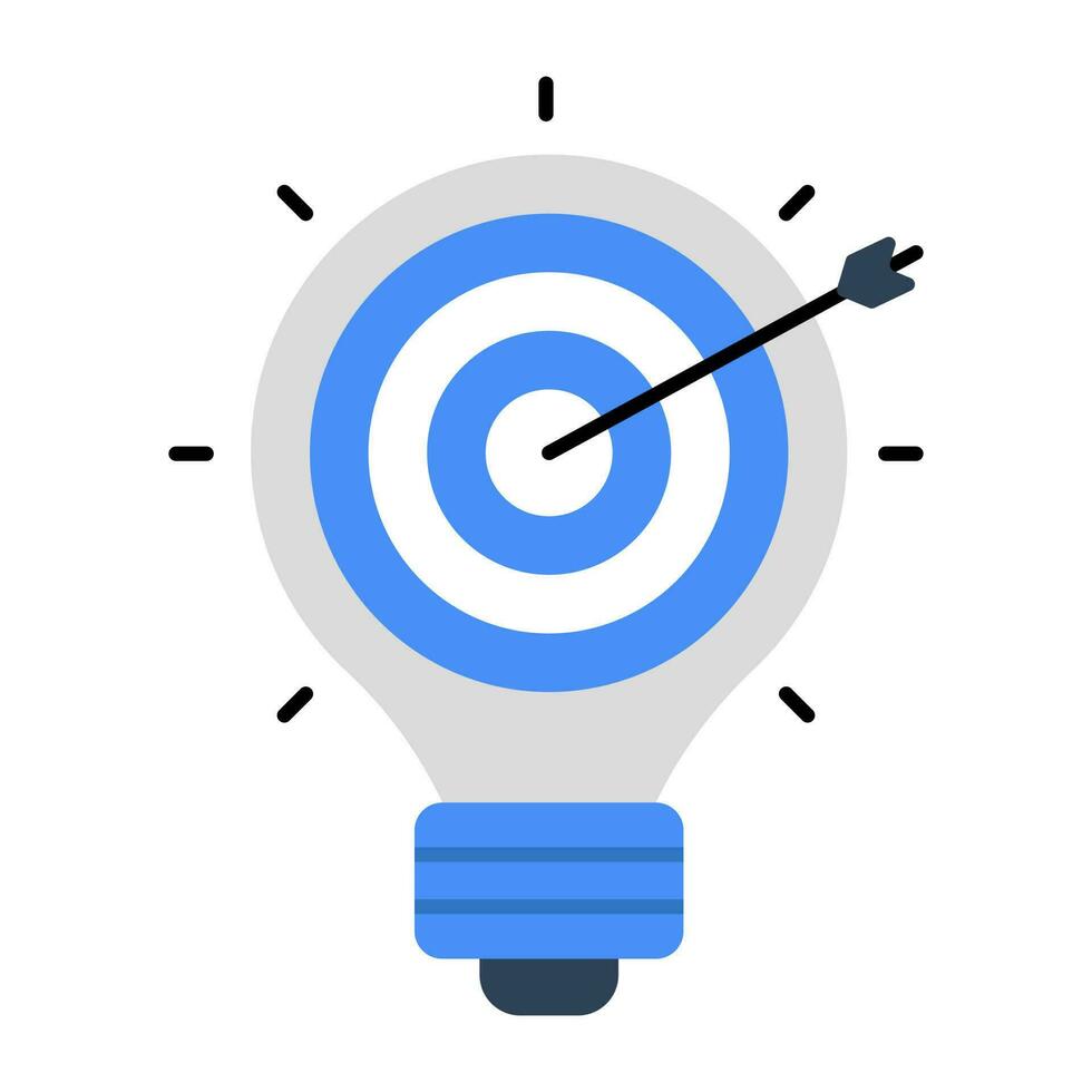 An editable design icon of target idea 23722599 Vector Art at Vecteezy