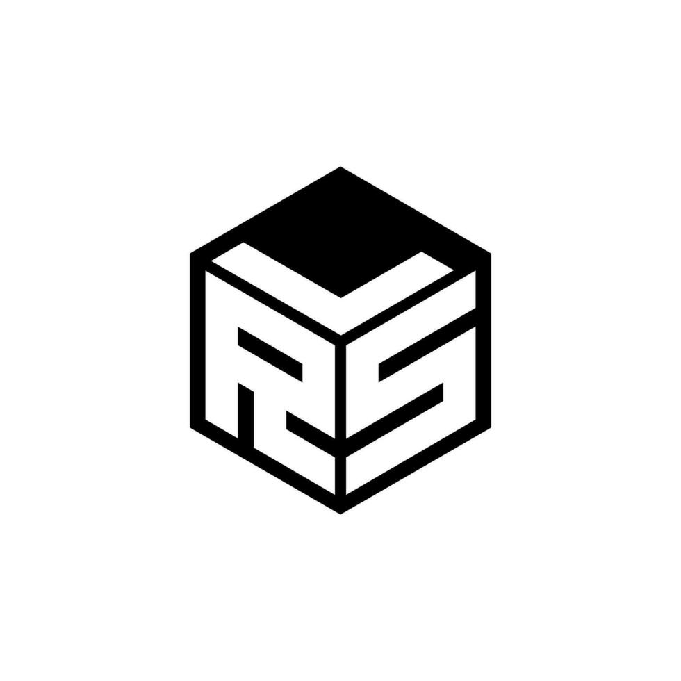 RSL letter logo design in illustration. Vector logo, calligraphy designs for logo, Poster ...