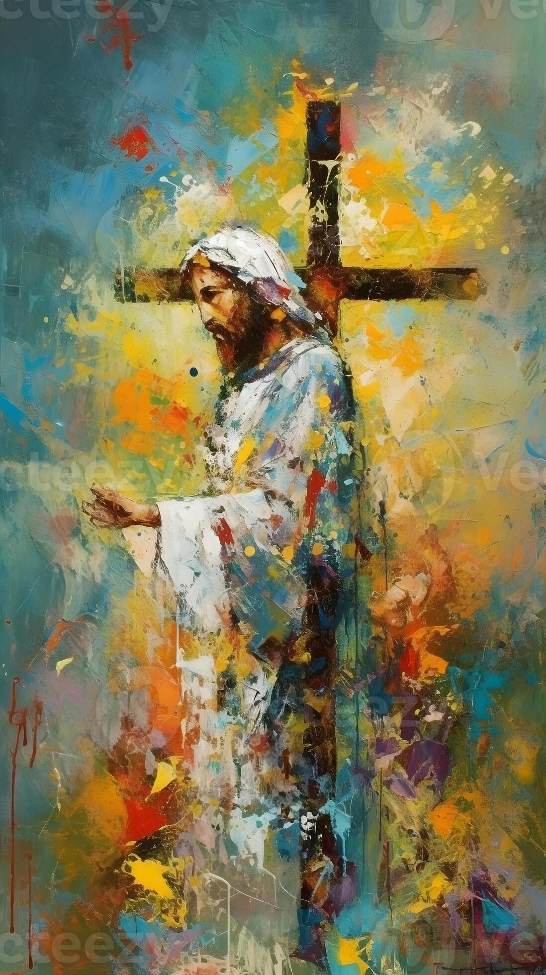 jesus christ oil painting poster , 23729585 Stock Photo at Vecteezy jesus christ oil painting poster , 23729585 Stock Photo at Vecteezy