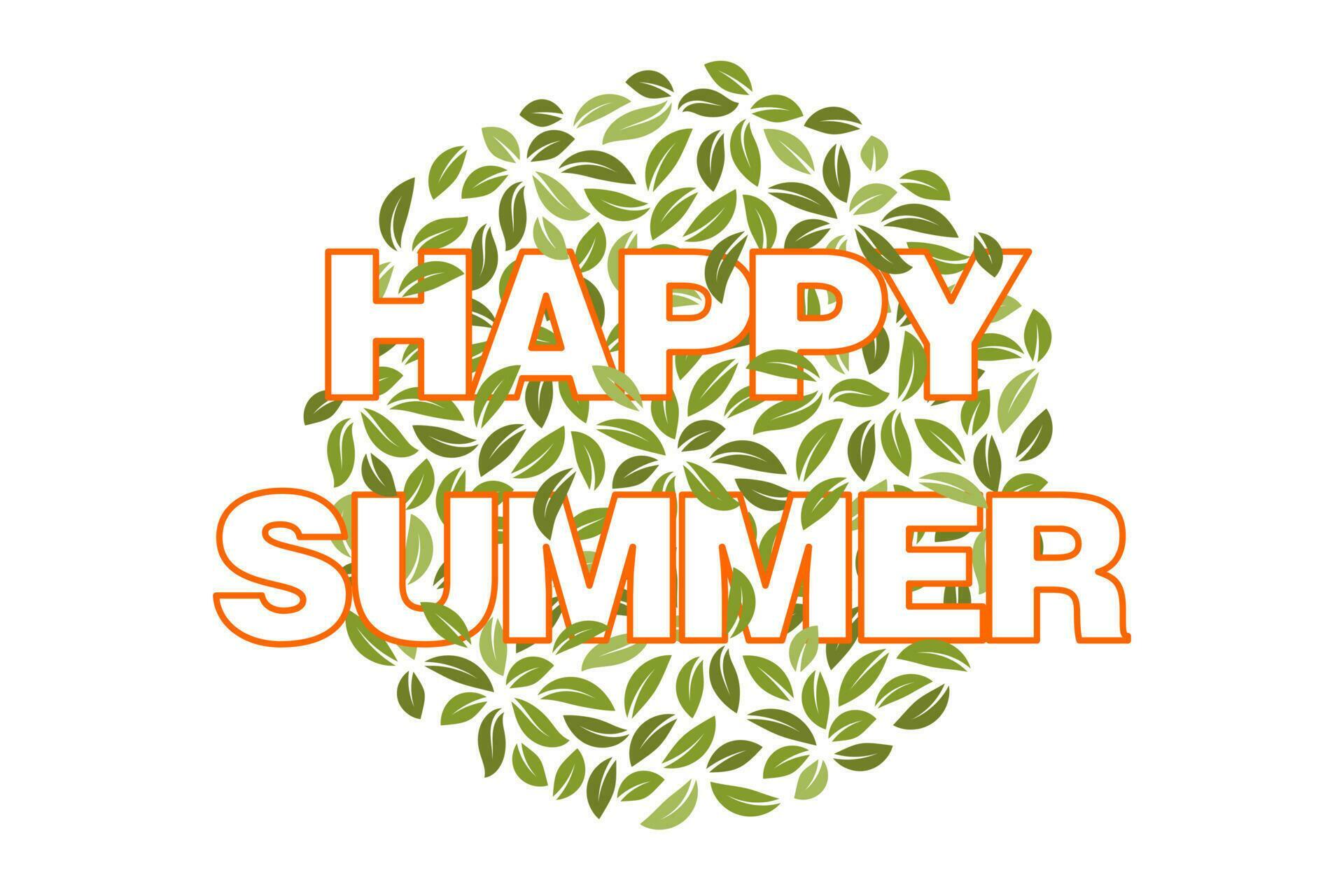 Summer Slogan For T Shirt With Word And Leaf Vacation Style Print Design In Vector 23732255
