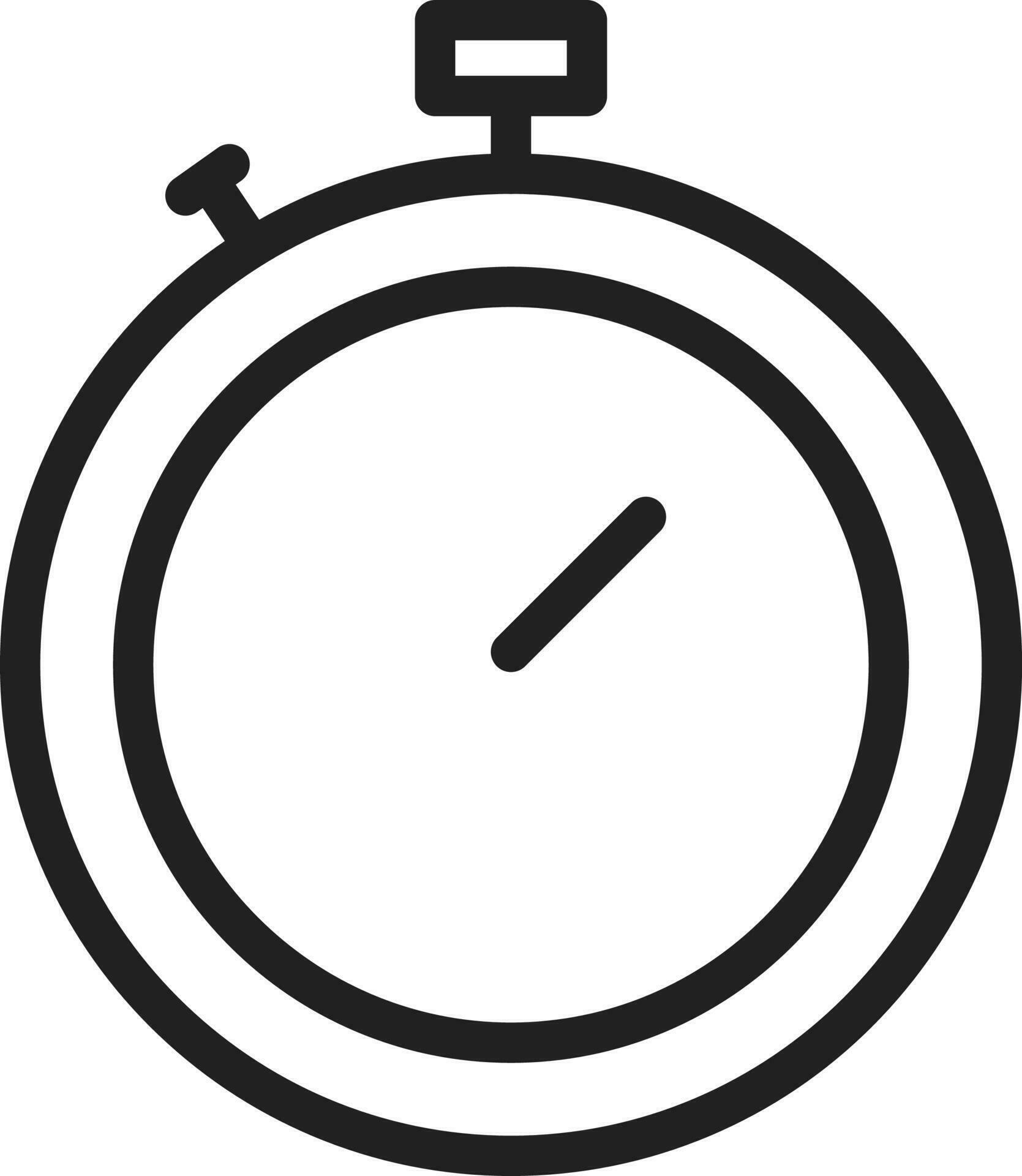 Stopwatch Icon Vector Image Suitable For Mobile Apps Web Apps And
