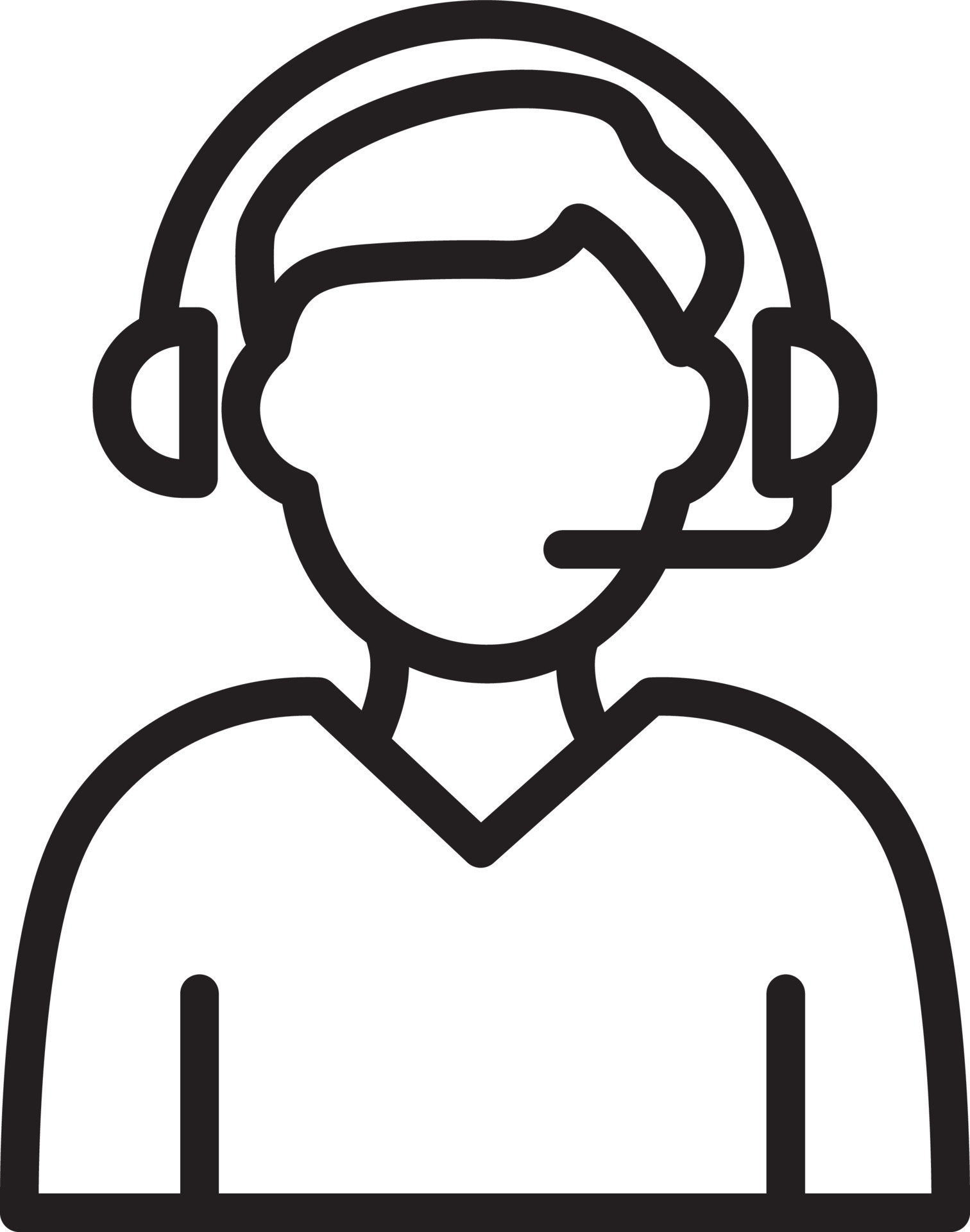 Support Agent Icon Vector Image Suitable For Mobile Apps Web Apps And Print Media 23735883