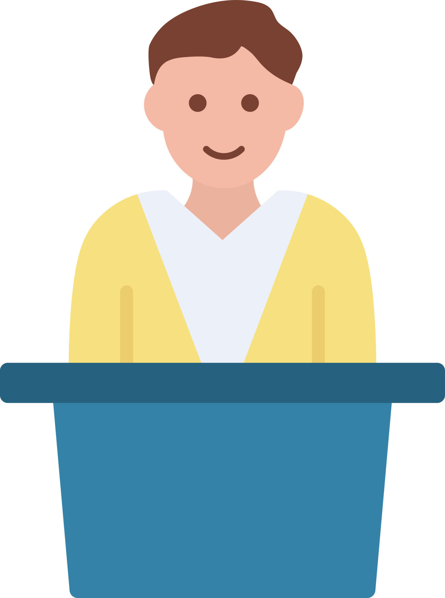 Lecture icon vector image. Suitable for mobile apps, web apps and print ...