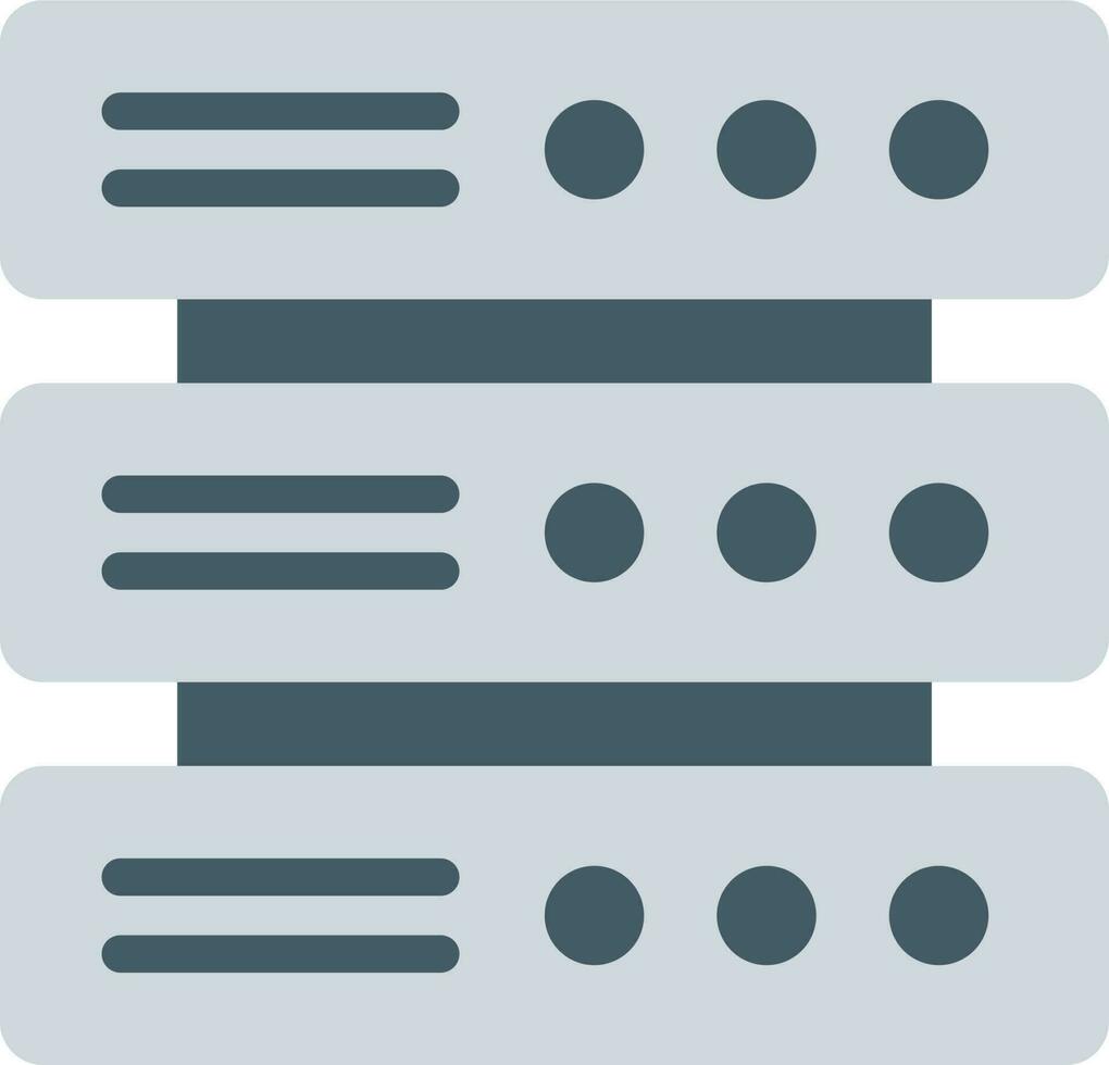 Multiple Servers icon vector image. Suitable for mobile apps, web apps ...