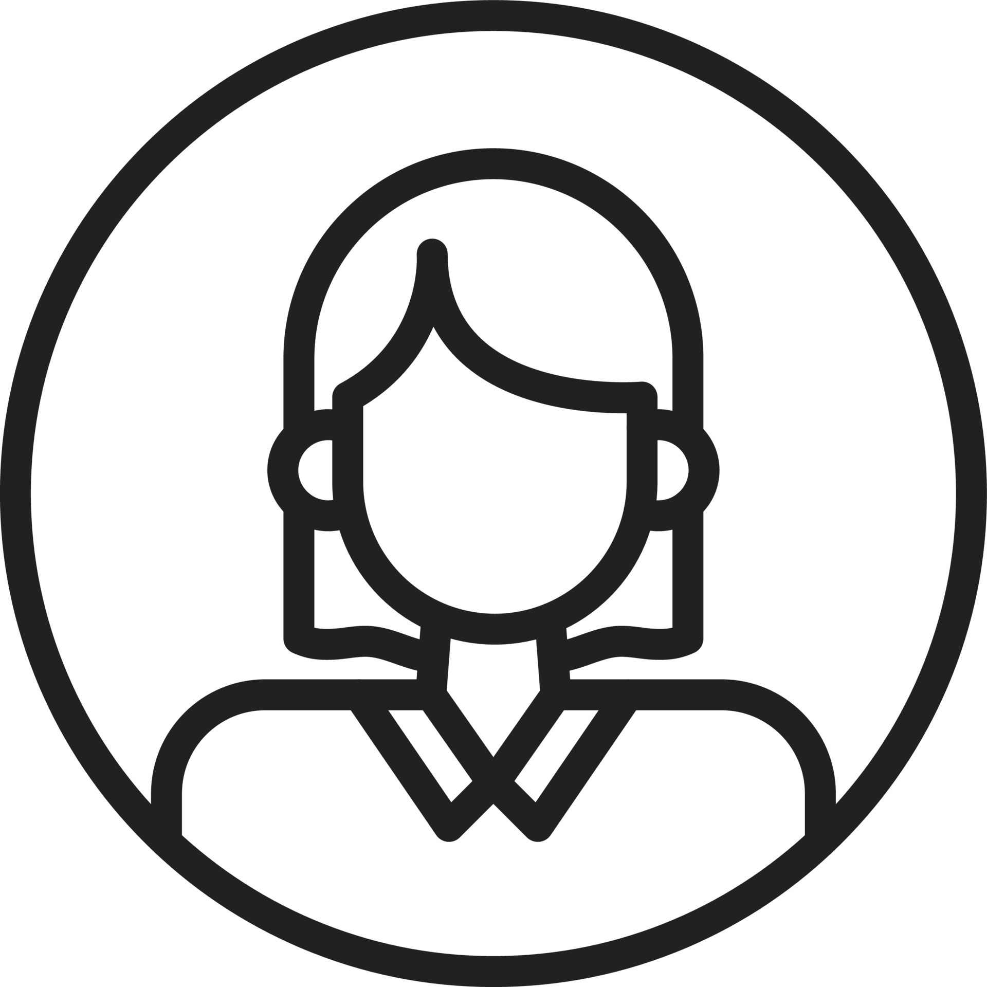 Female Profile icon vector image. Suitable for mobile apps, web apps ...