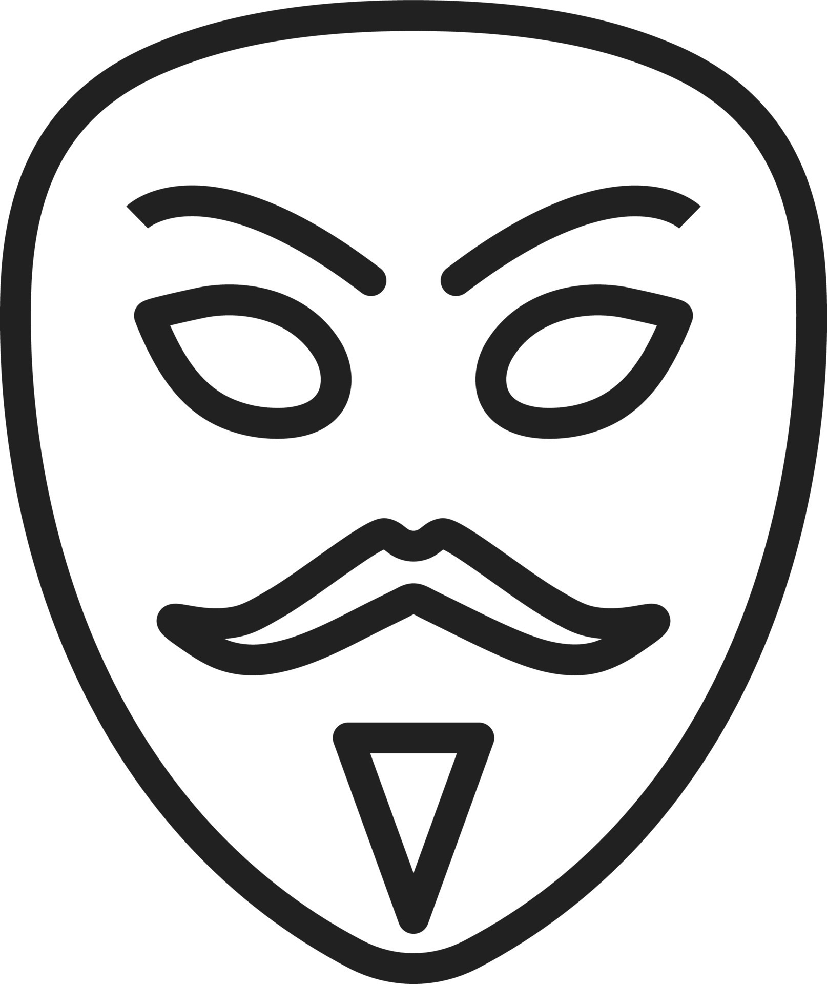 Hacker Mask Icon Vector Image Suitable For Mobile Apps Web Apps And