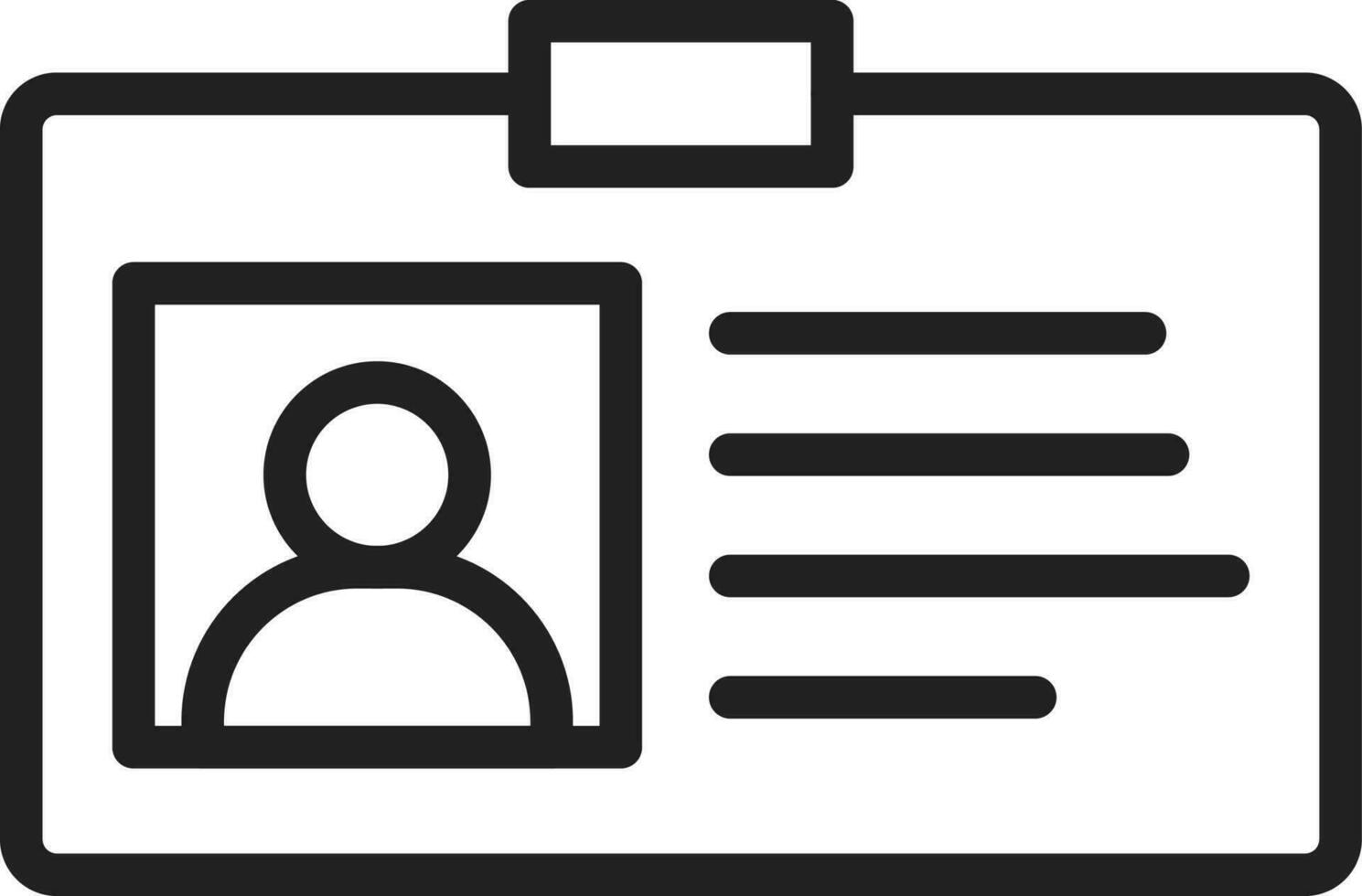 Identity Card icon vector image. Suitable for mobile apps, web apps and print media. 23736668 ...