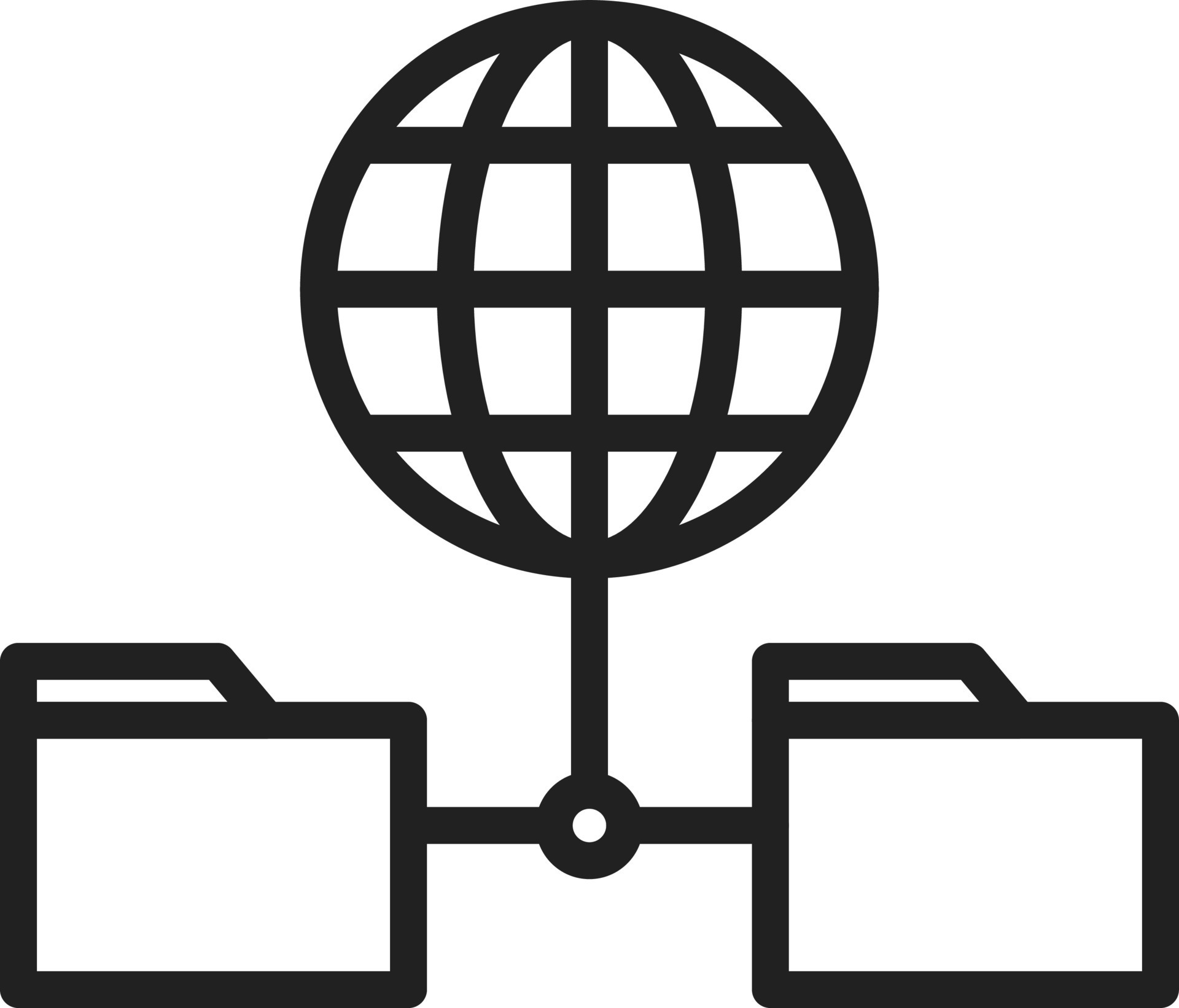 World Data Icon Vector Image Suitable For Mobile Apps Web Apps And Print Media 23736898