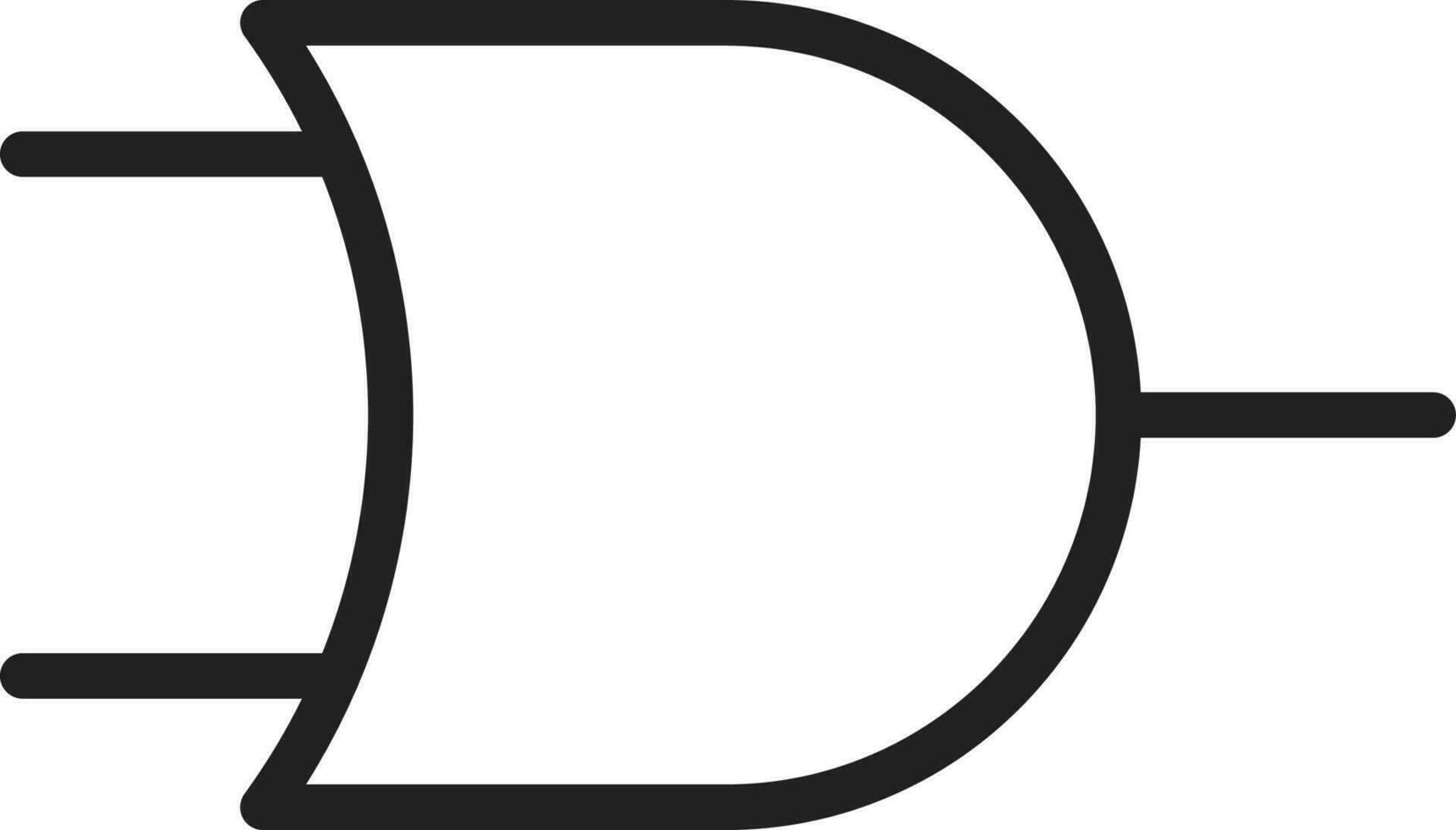 OR Gate icon vector image. Suitable for mobile apps, web apps and print ...