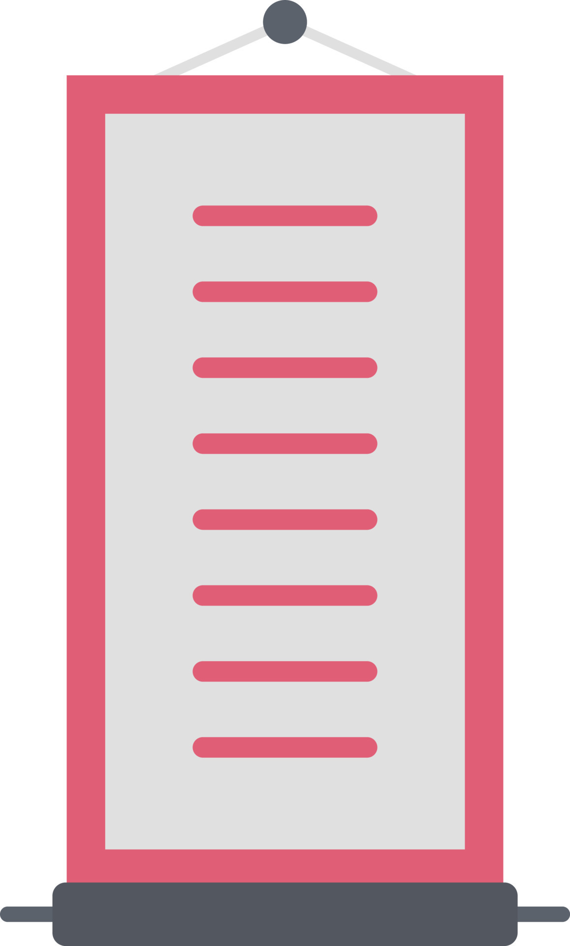 Scroll icon vector image. Suitable for mobile apps, web apps and print ...