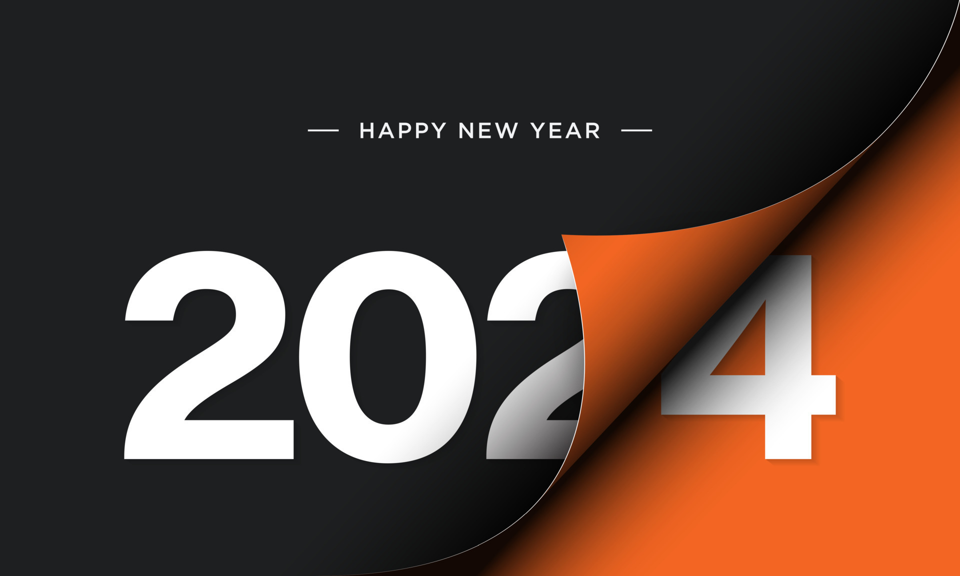 2024 Happy New Year Background Design. 23738880 Vector Art at Vecteezy