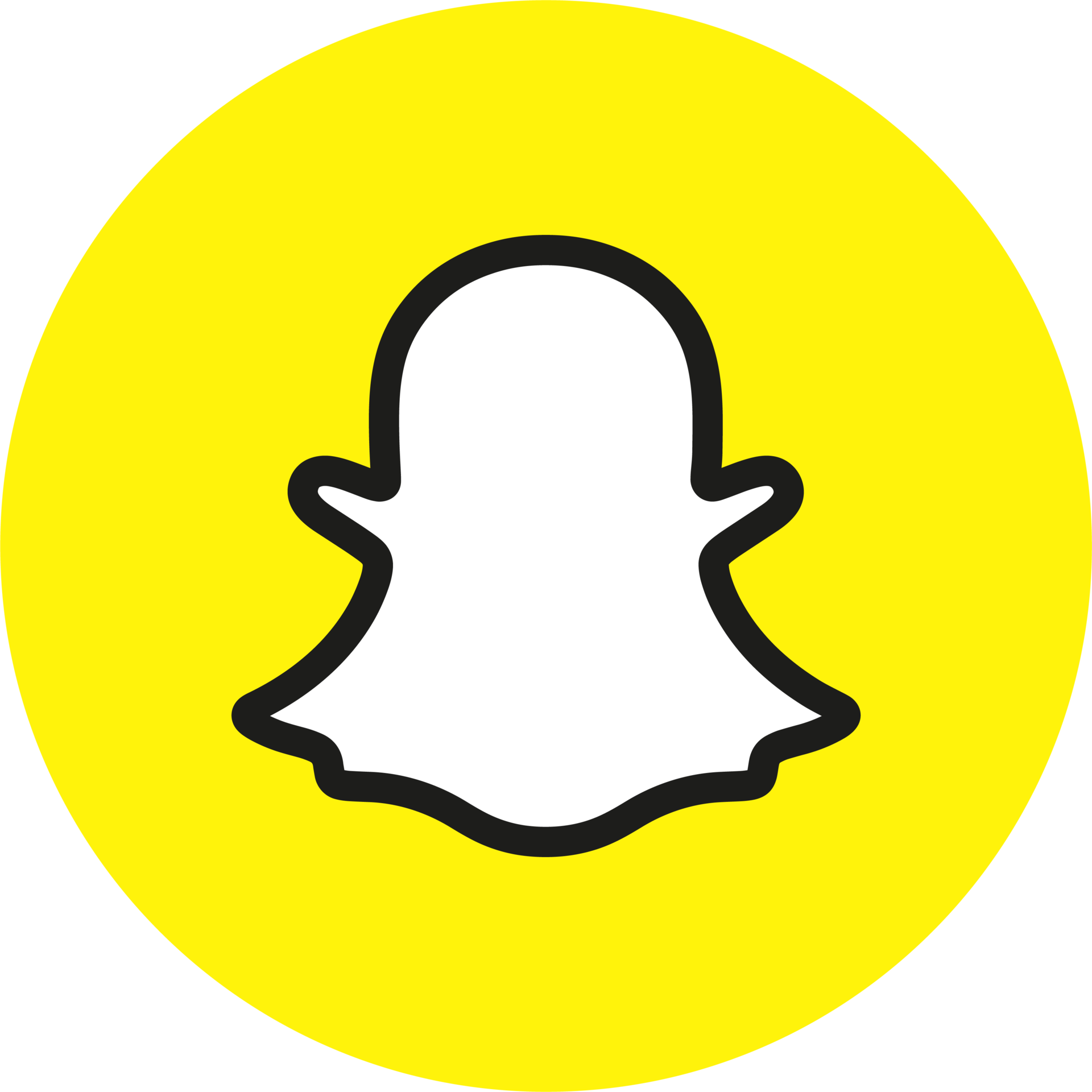 Snapchat logo icon, social media icon 23741177 PNG