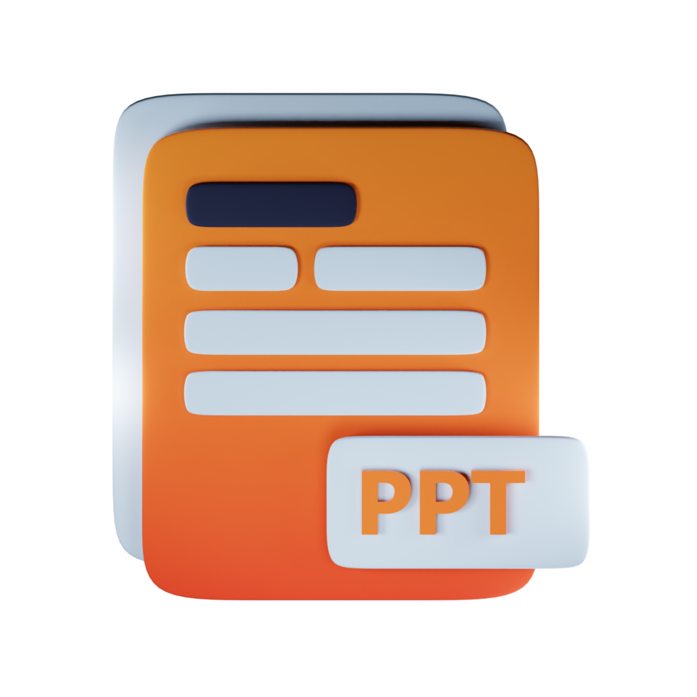 3d ppt file extension document illustration concept icon 23741792 PNG 3d ppt file extension document illustration concept icon 23741792 PNG