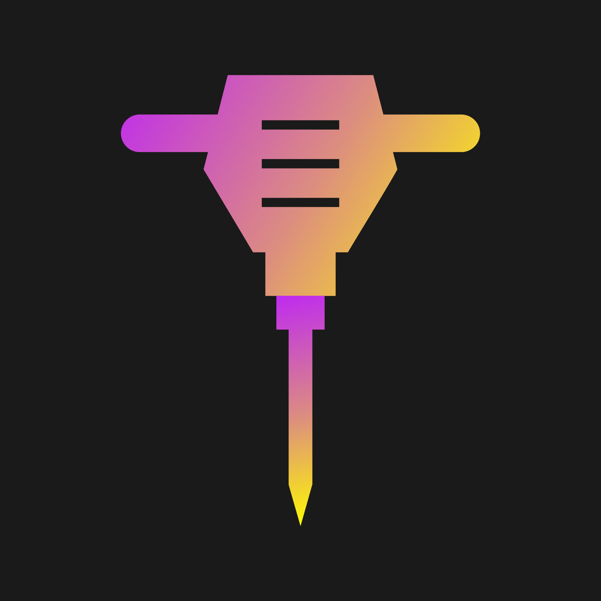 Jack Hammer Vector Icon 23747327 Vector Art at Vecteezy