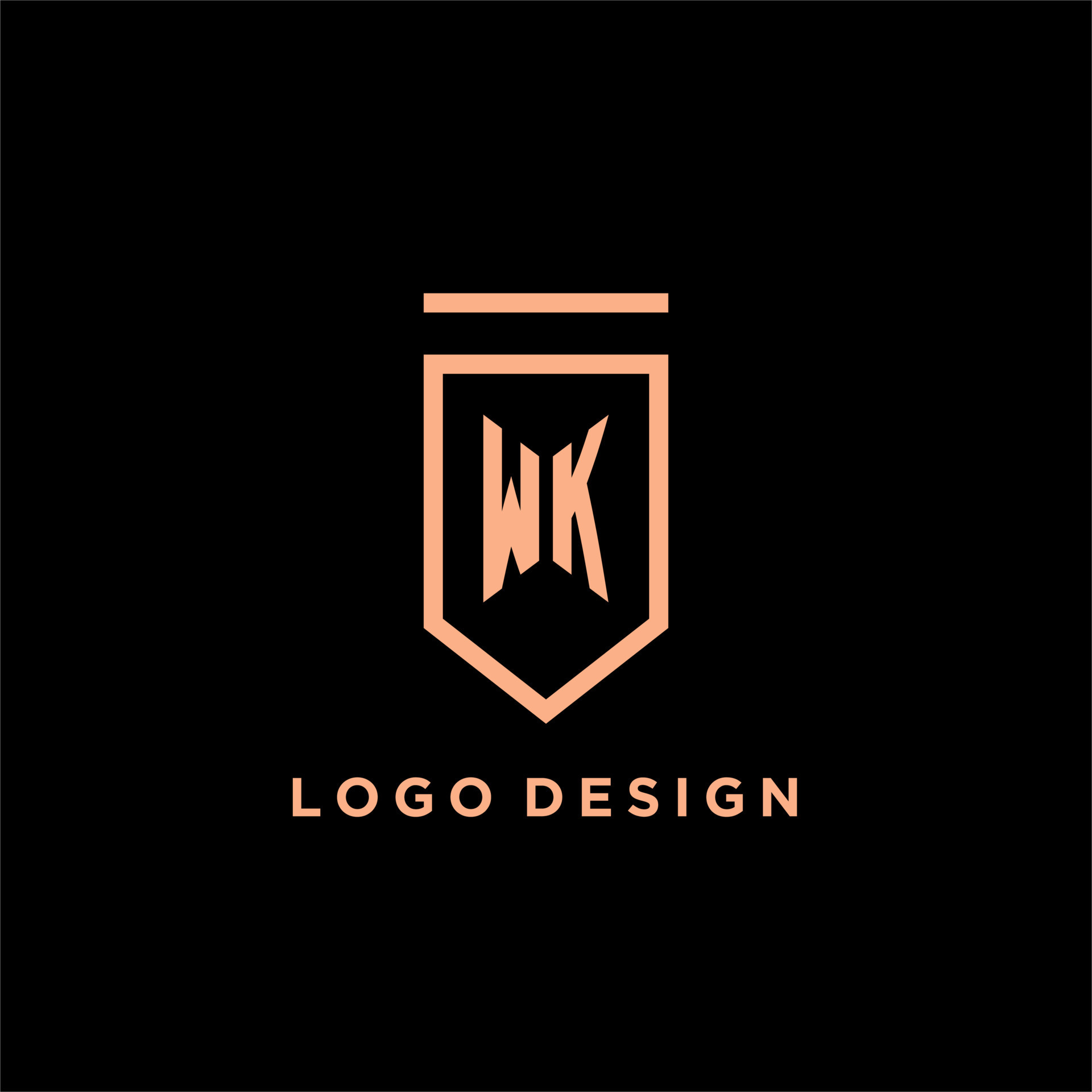 WK monogram initial with shield logo design icon 23750399 Vector Art at ... WK monogram initial with shield logo design icon 23750399 Vector Art at ...