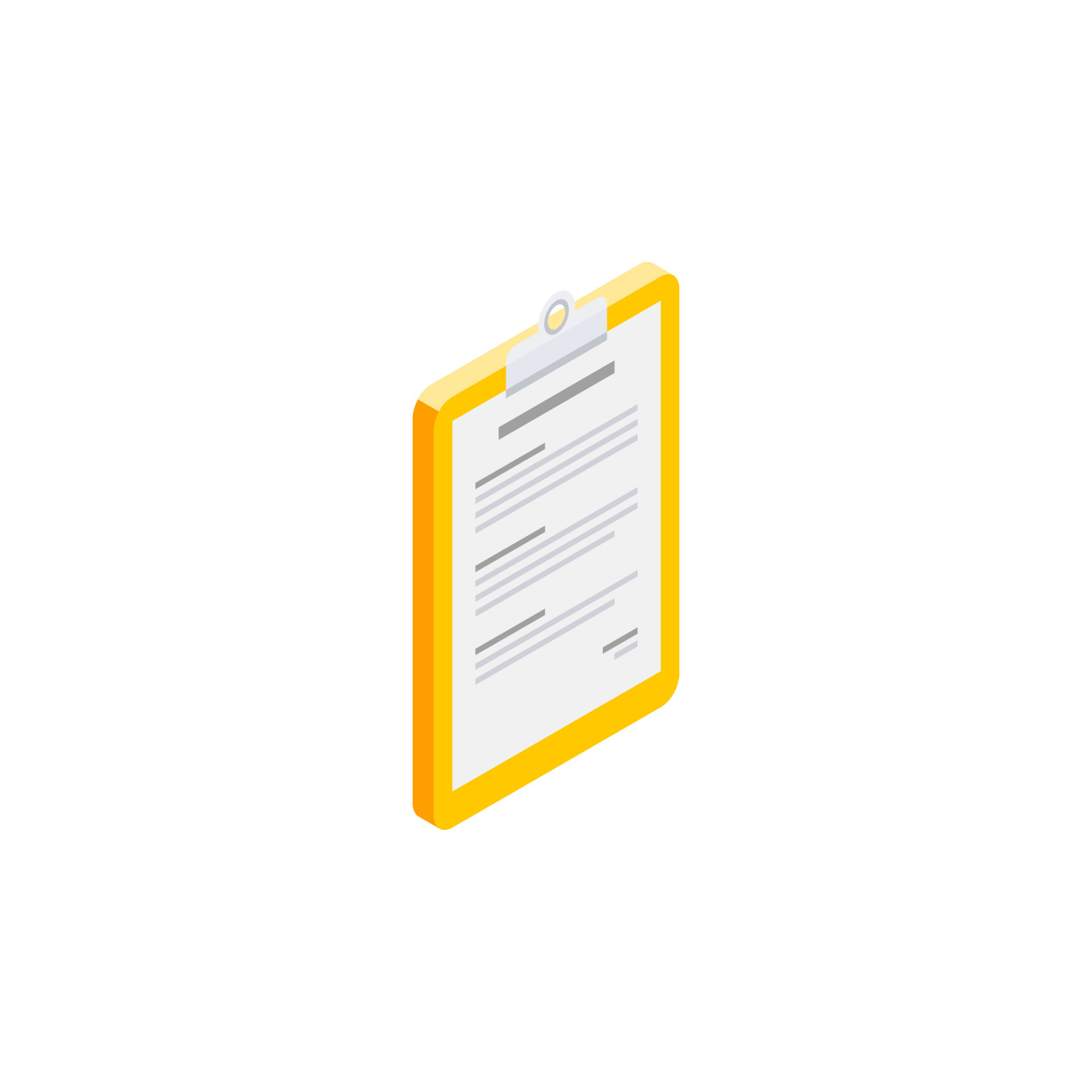 Clipboard Isometric Right View White Background Icon Vector Isometric Flat Style Vector