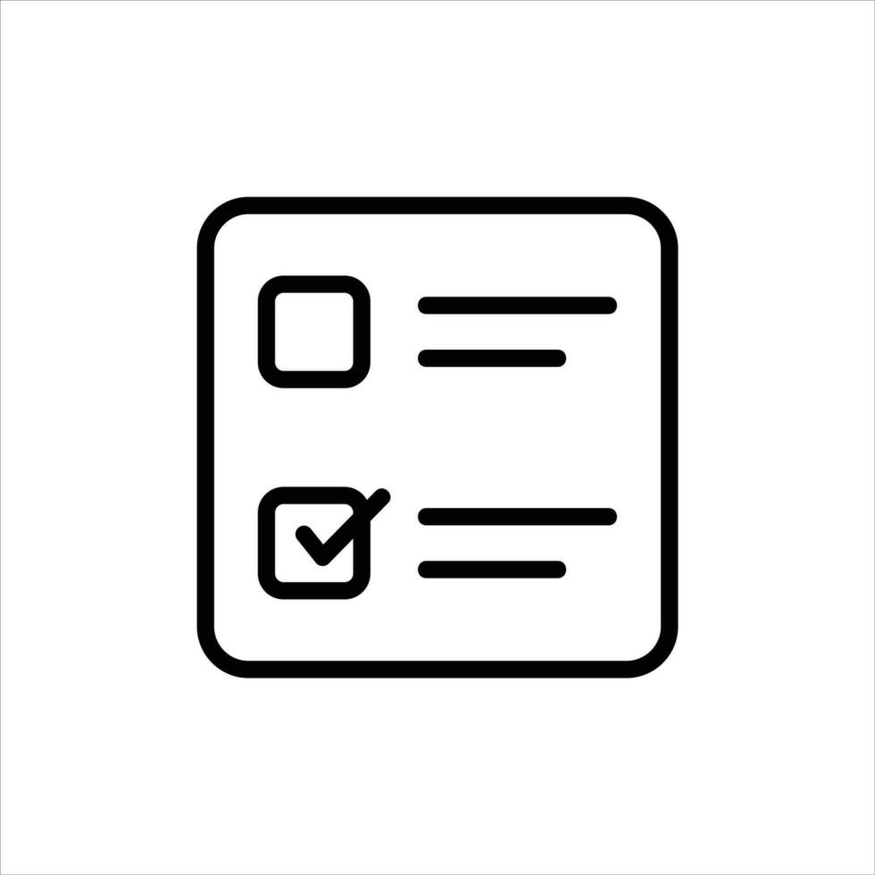 checkbox in flat design style 23752756 Vector Art at Vecteezy