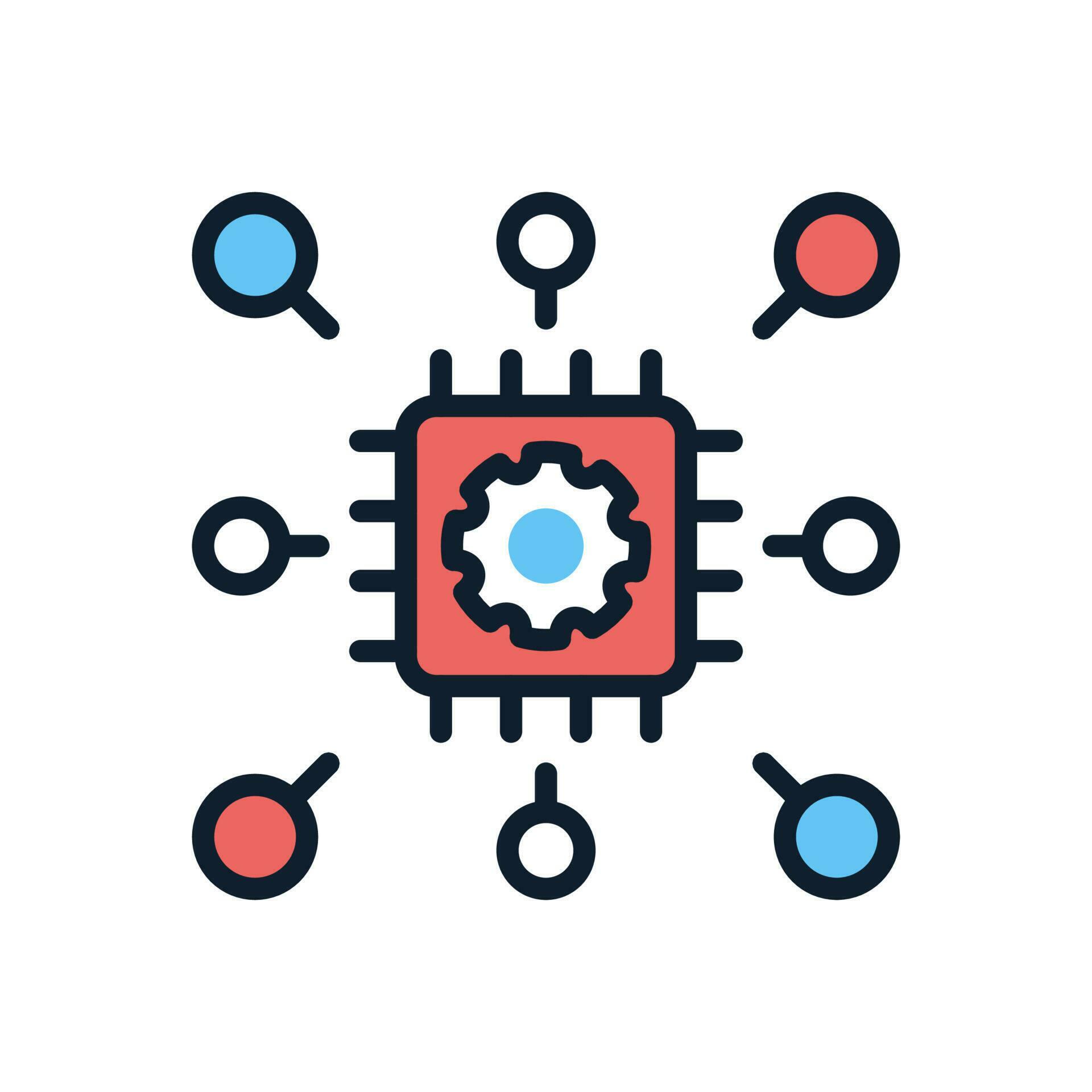 Clustering icon in vector. Illustration 23752815 Vector Art at Vecteezy