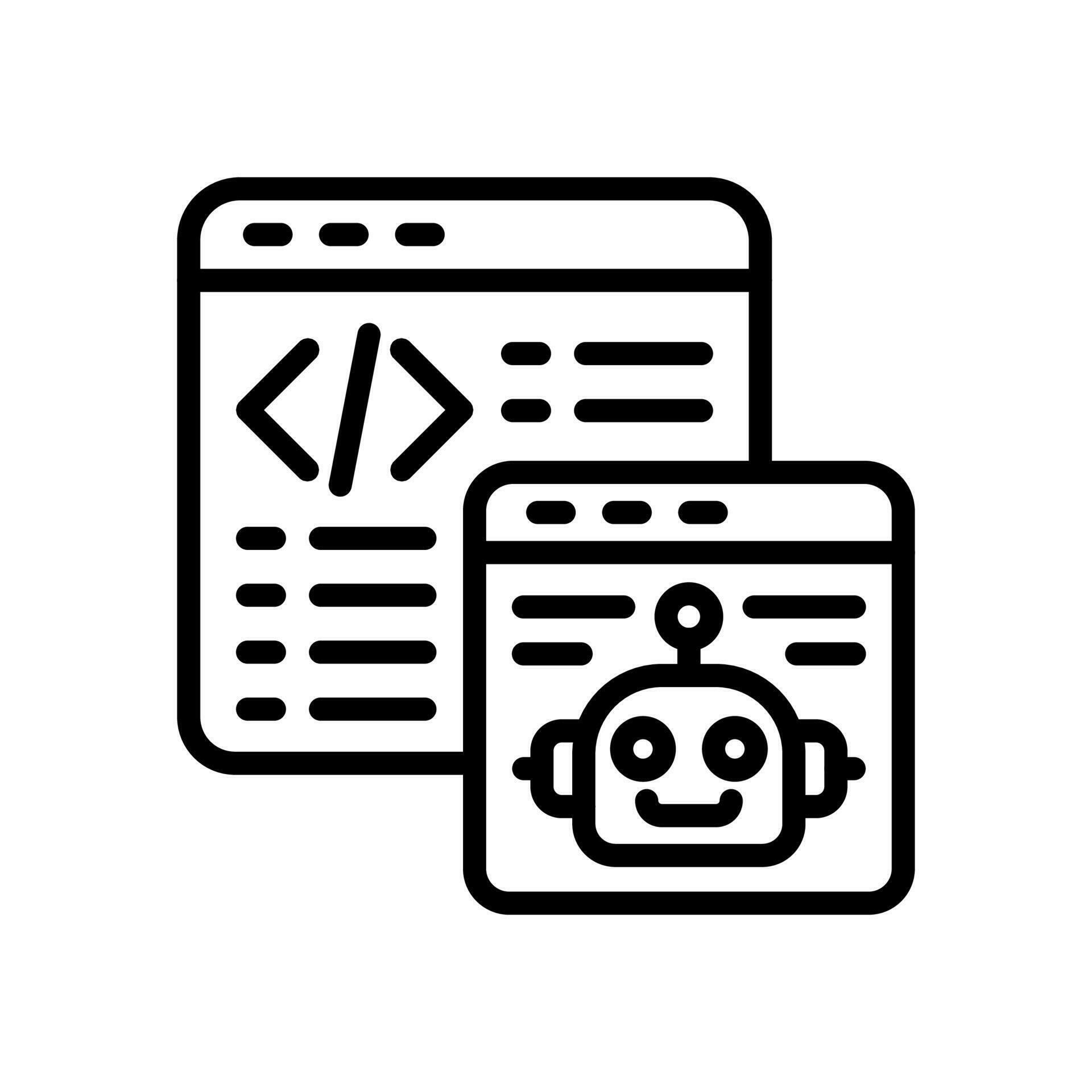 AI Coding icon in vector. Illustration 23752888 Vector Art at Vecteezy