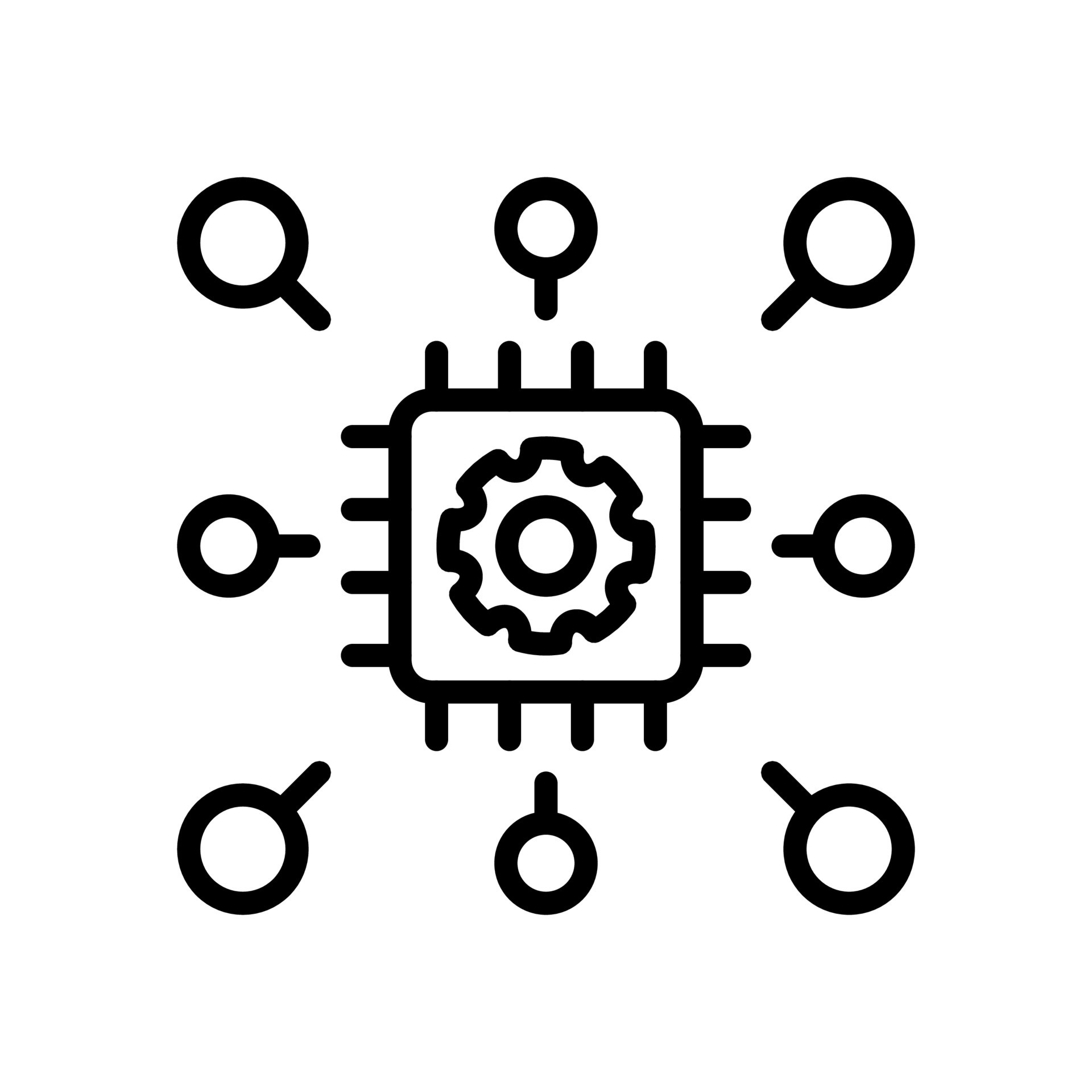 Clustering Icon In Vector Illustration 23752901 Vector Art At Vecteezy